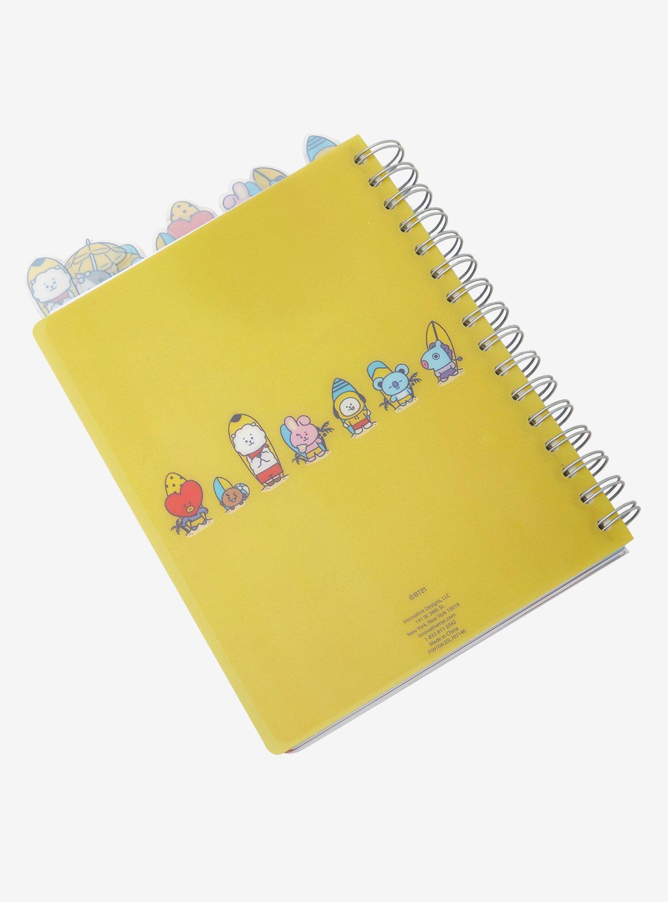 BT21 Surfing Tabbed Journal | Hot Topic