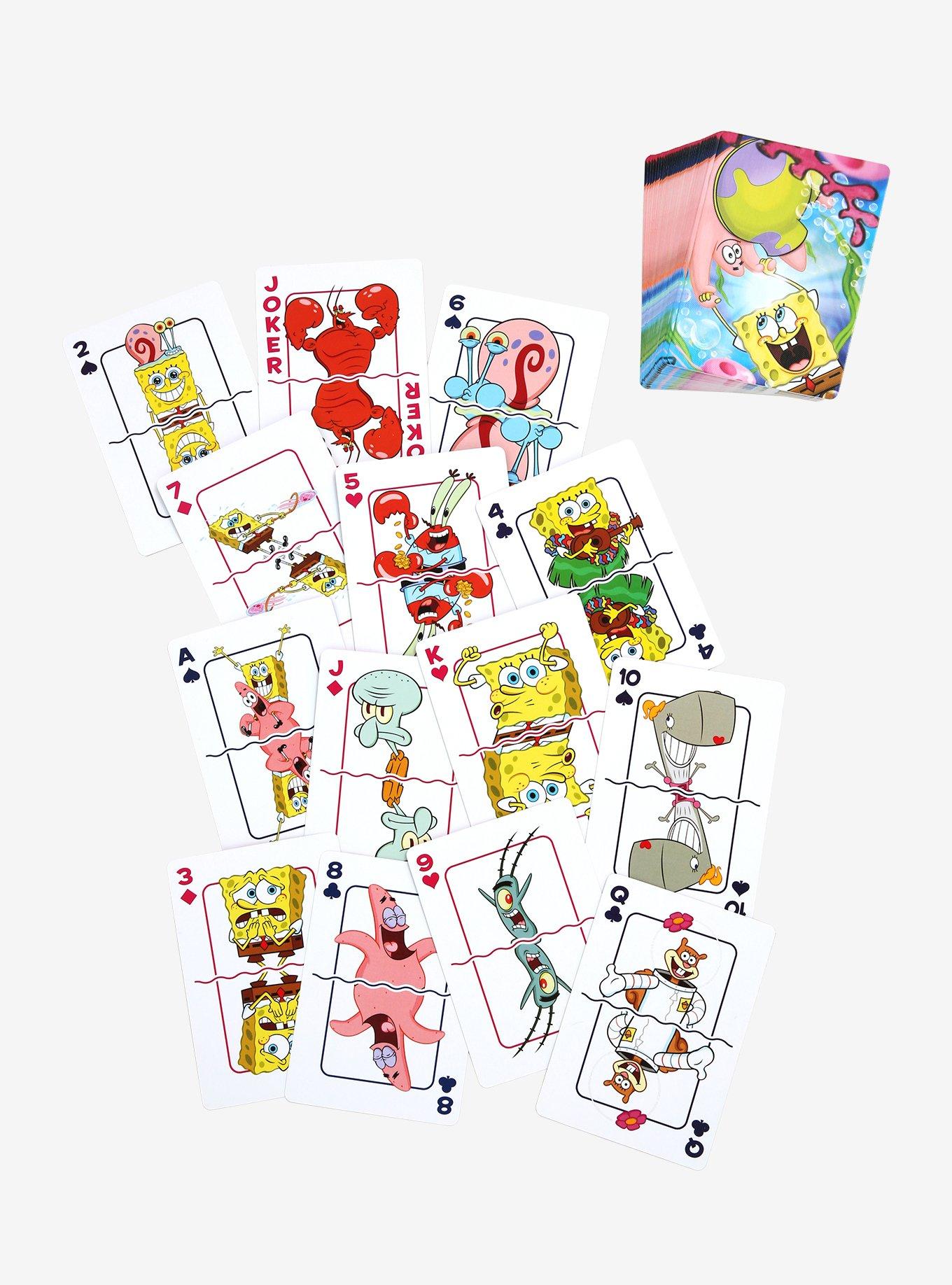 SpongeBob SquarePants Characters Playing Cards | Hot Topic