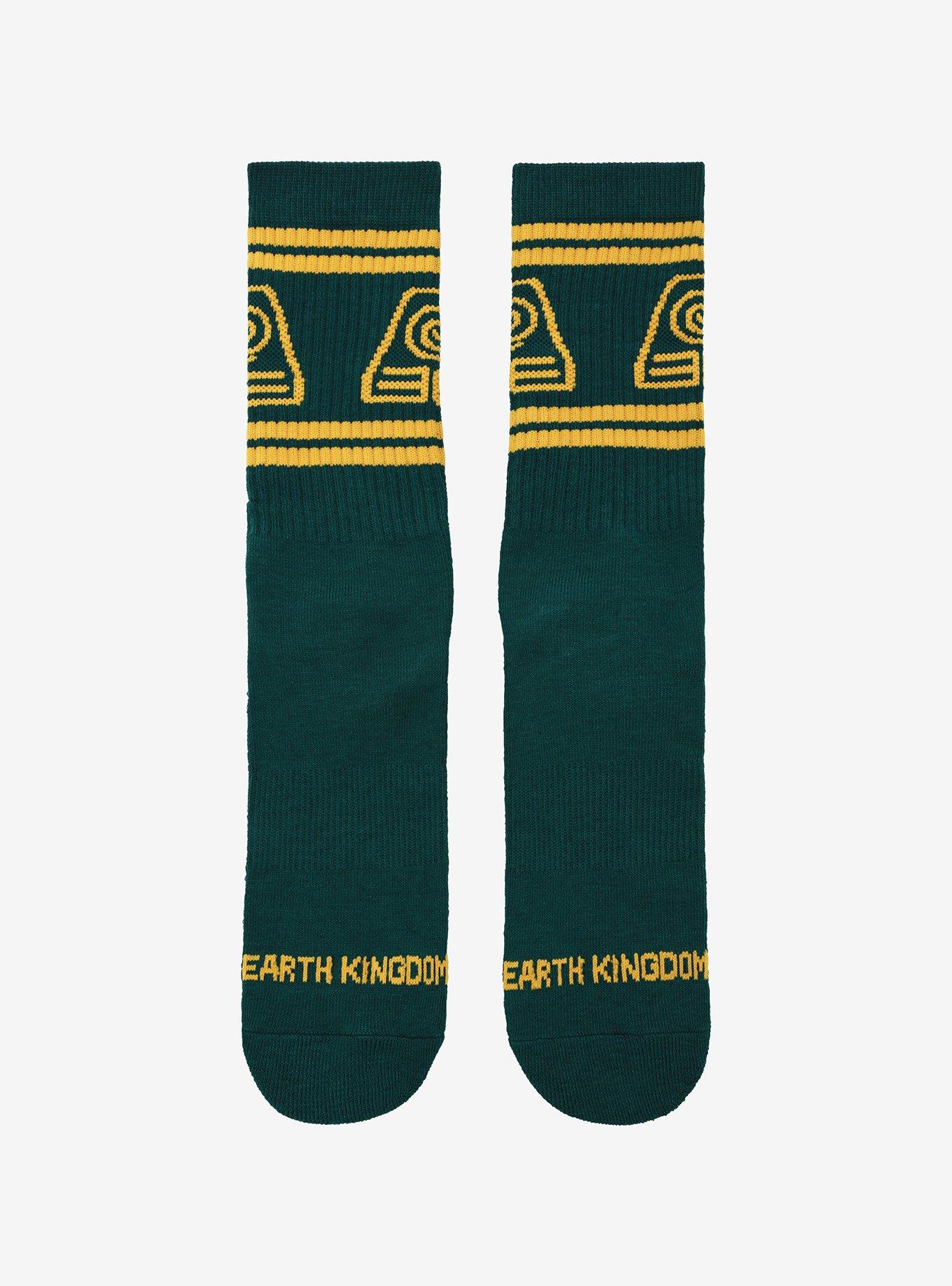 Avatar: The Last Airbender Earth Kingdom Crew Socks - BoxLunch ...