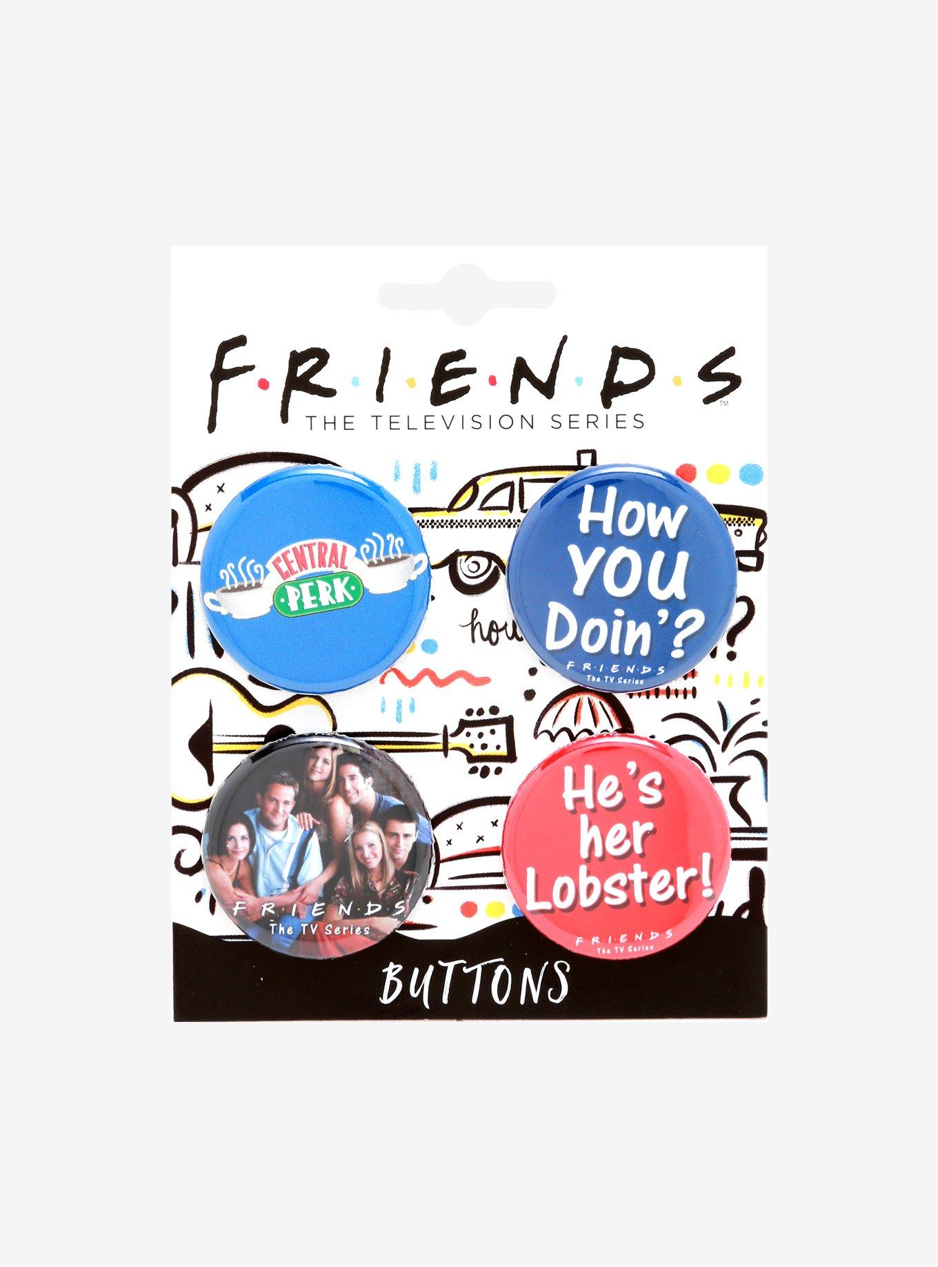 Friends Cast Button Set | Hot Topic