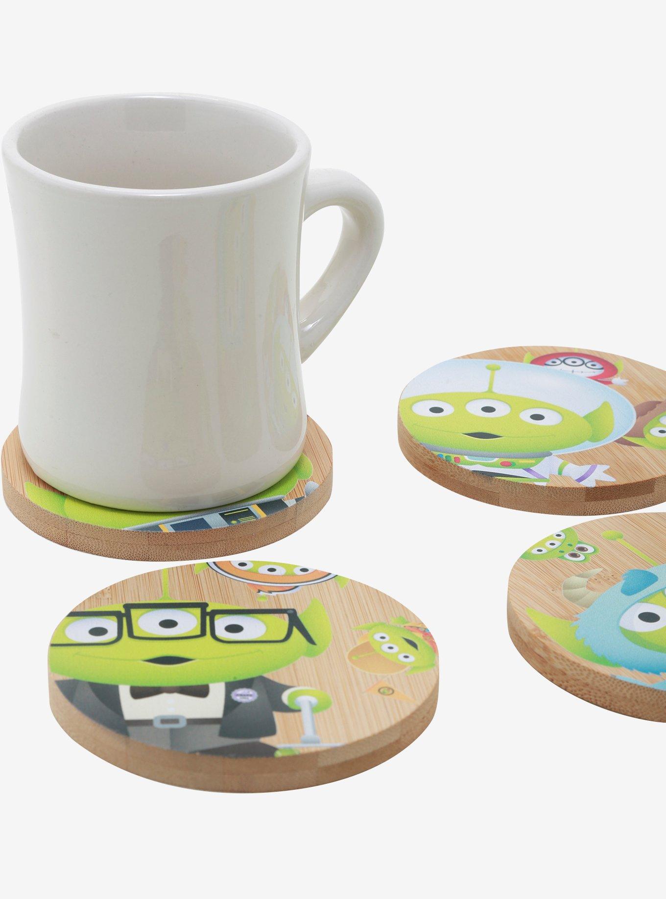 Disney Pixar Alien Remix Bamboo Coaster Set | BoxLunch