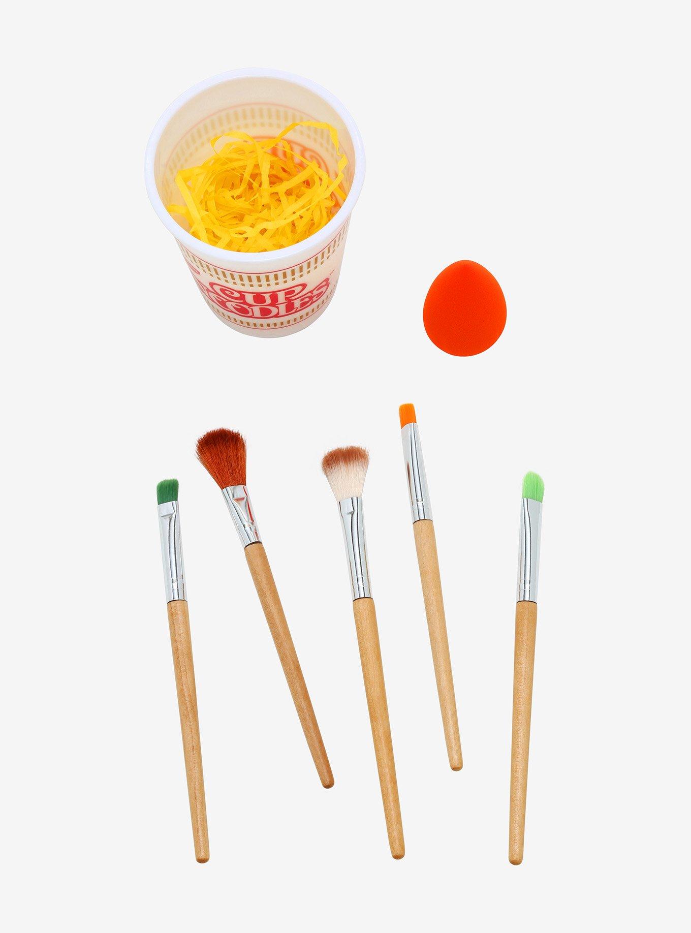 Nissin Cup Noodles Makeup Brush Set & Blending Sponge | BoxLunch