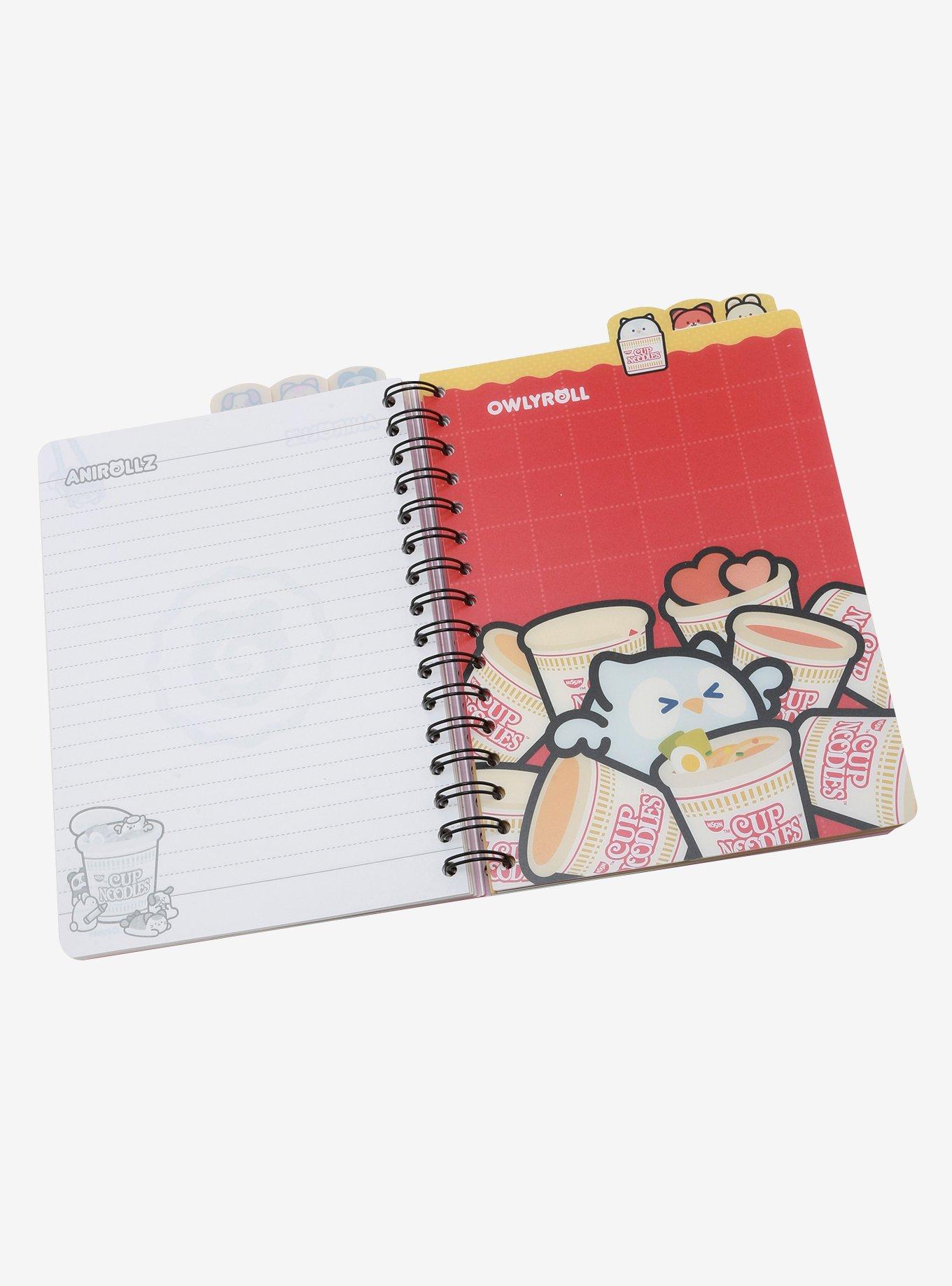 Anirollz Cup Of Noodles Tabbed Journal | Hot Topic