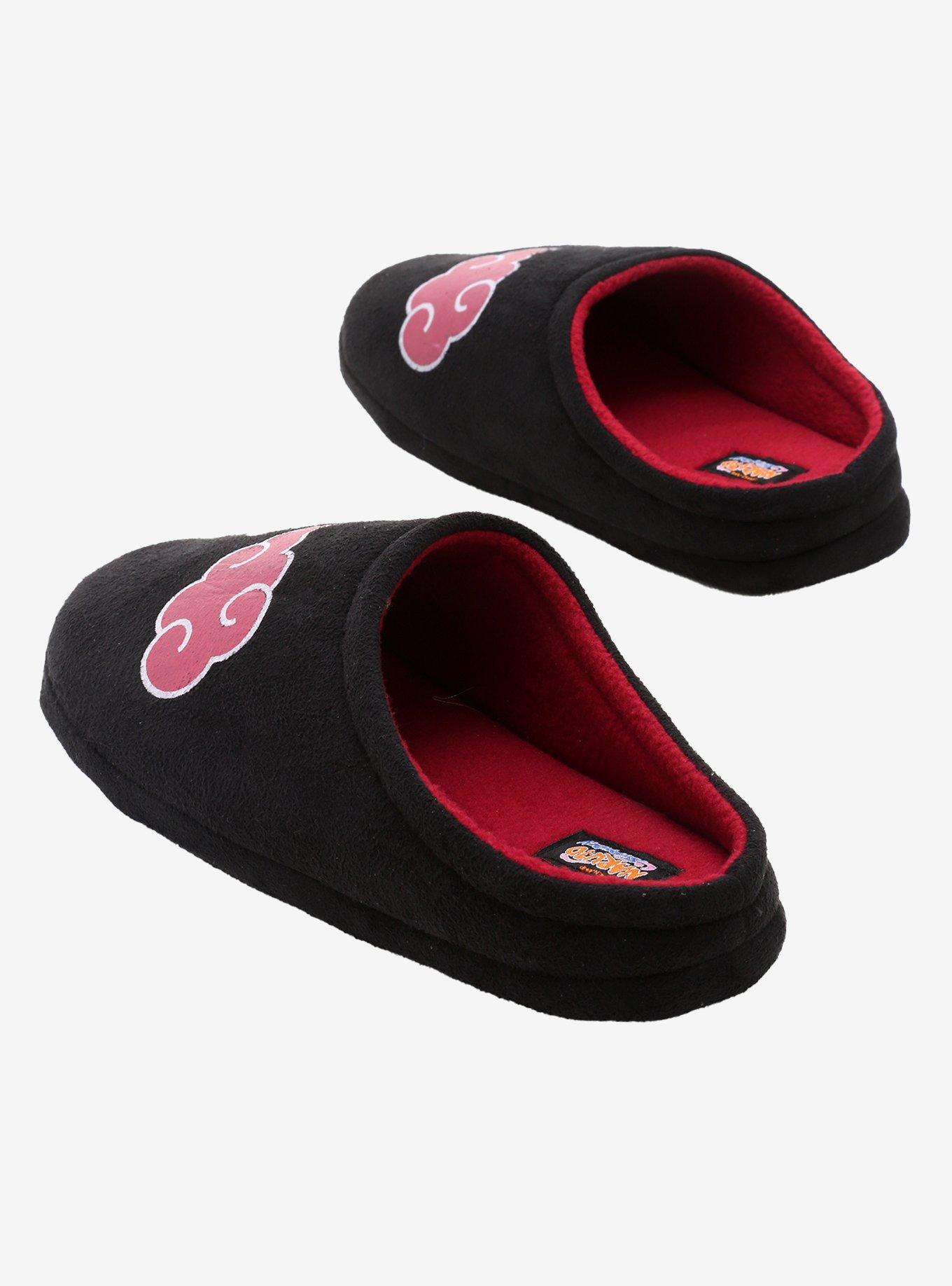 Naruto Shippuden Akatsuki Cloud Slippers | Hot Topic