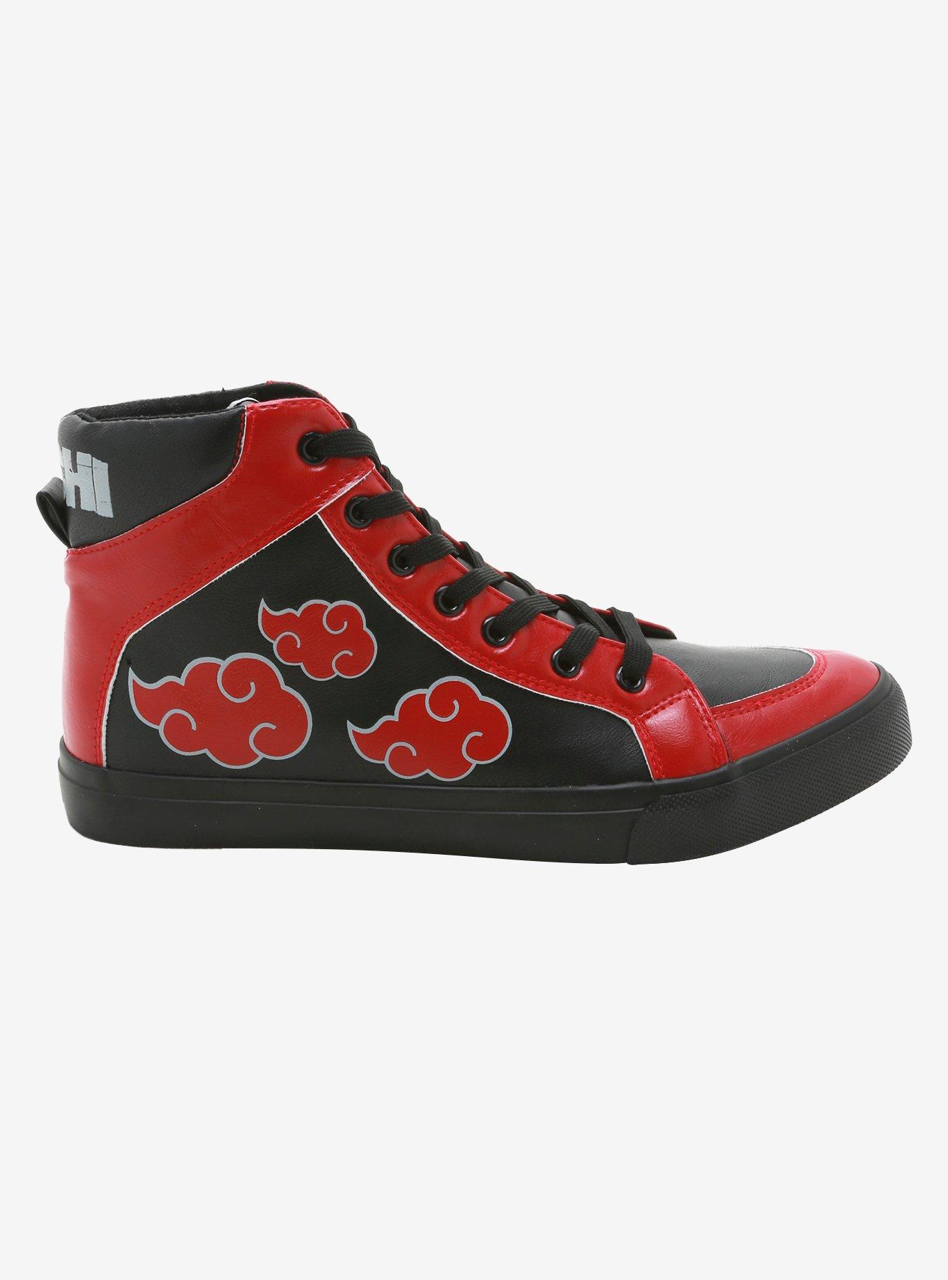 Naruto Shippuden Akatsuki Hi-Top Sneakers - MULTI | Hot Topic