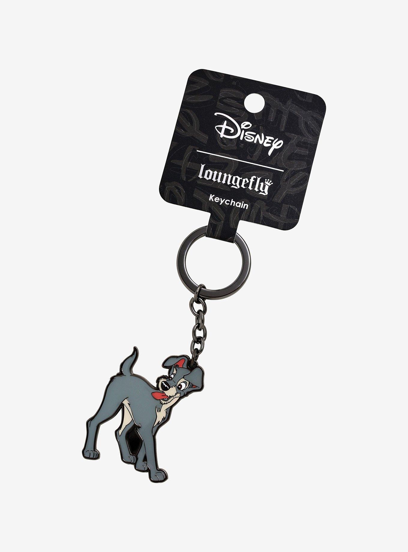 Loungefly Disney Lady And The Tramp Smile Tramp Key Chain | Hot Topic