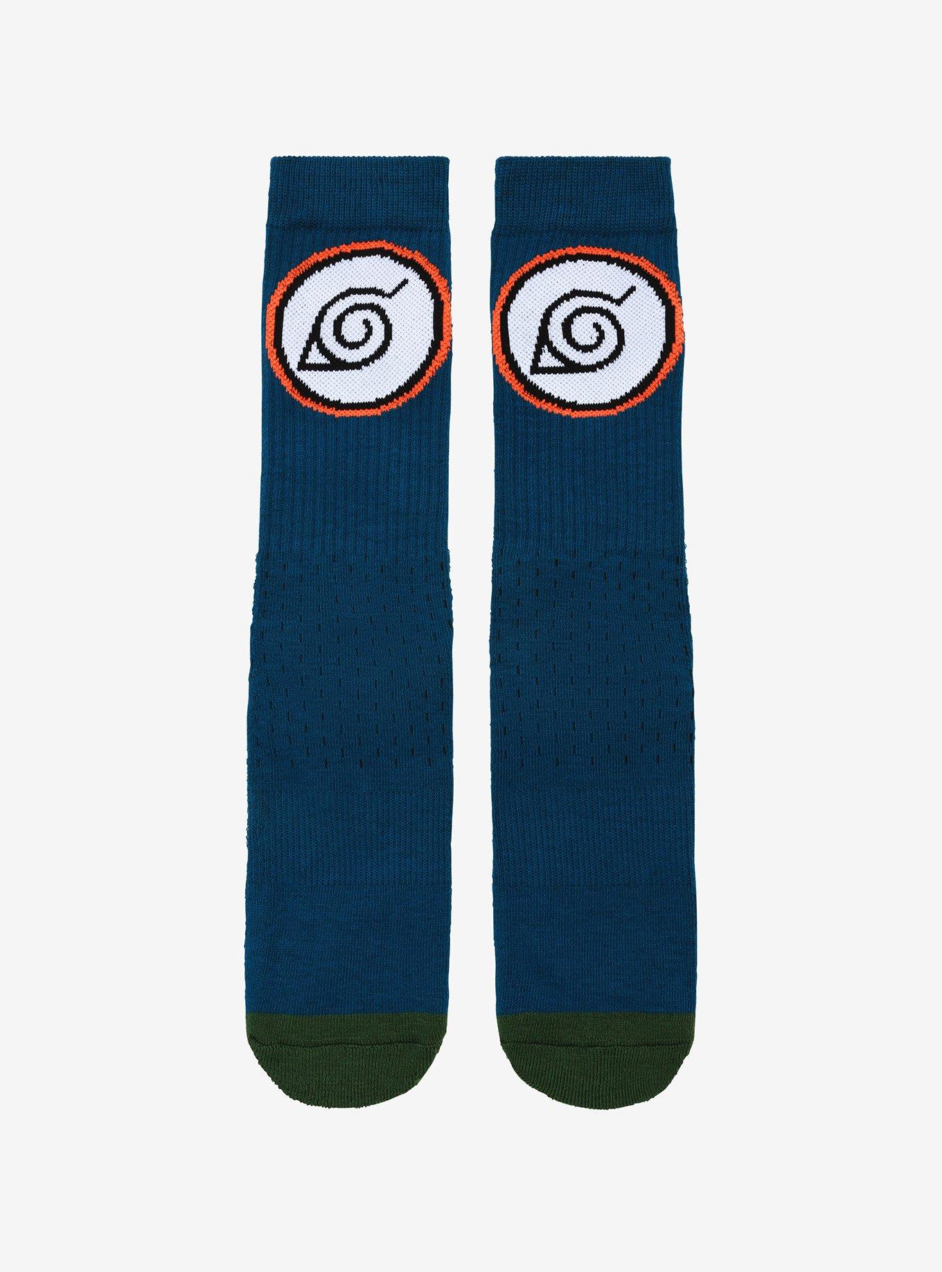 Naruto Shippuden Hidden Leaf Village Crew Socks - BoxLunch Exclusive ...