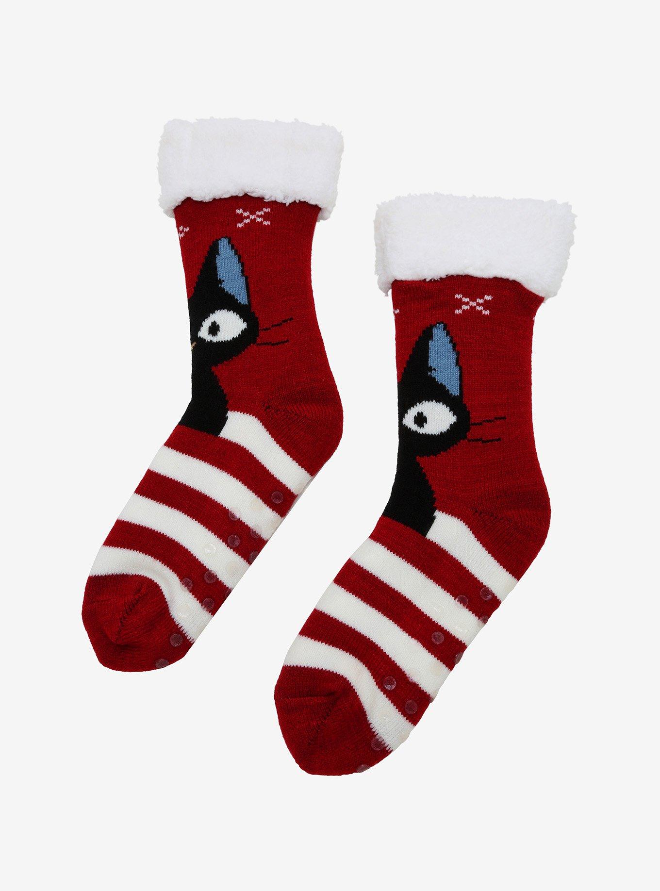 Studio Ghibli Kiki's Delivery Service Jiji Cozy Slipper Socks | Hot Topic