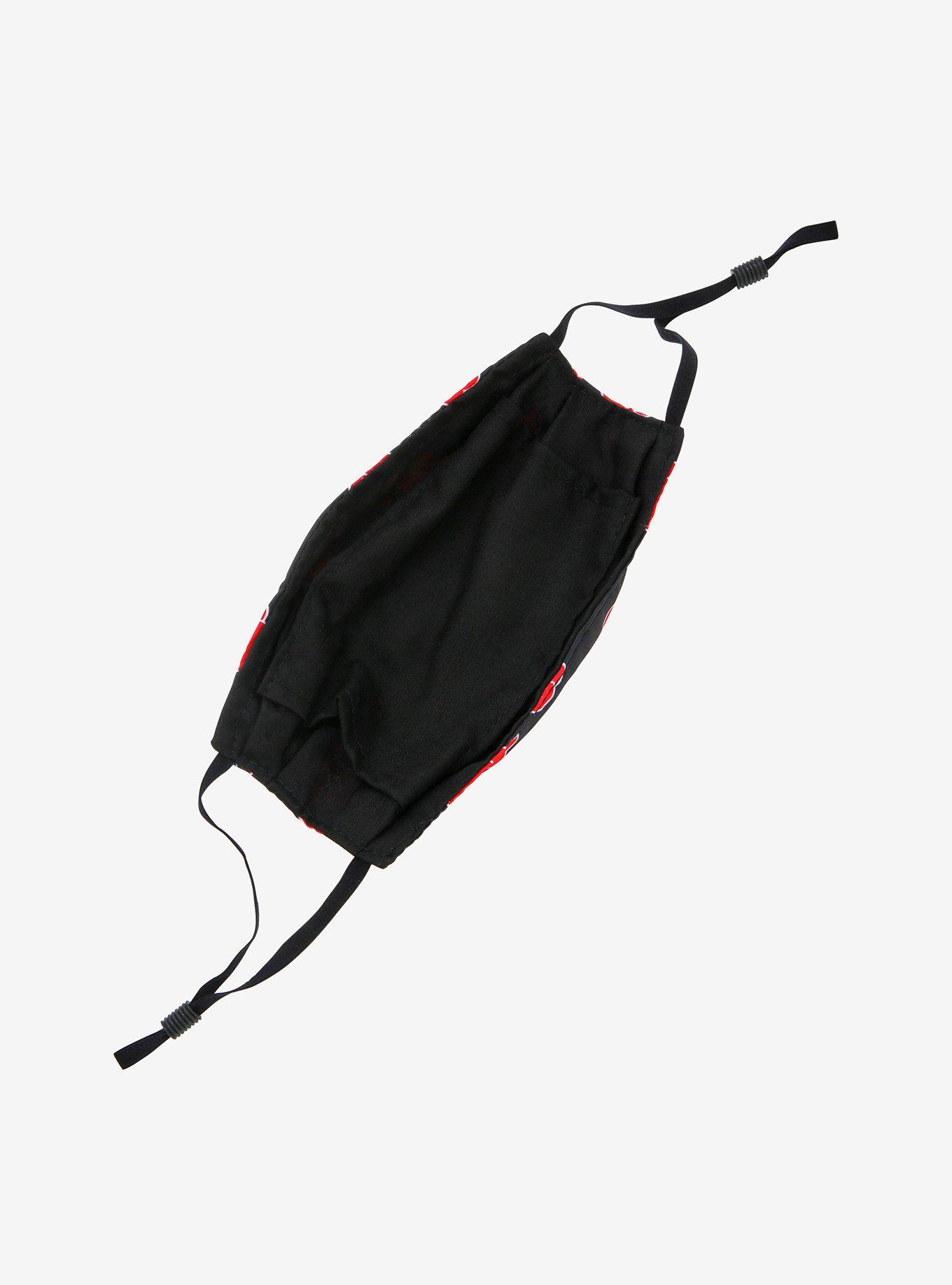 Naruto Shippuden Akatsuku Cloud Fashion Face Mask | Hot Topic