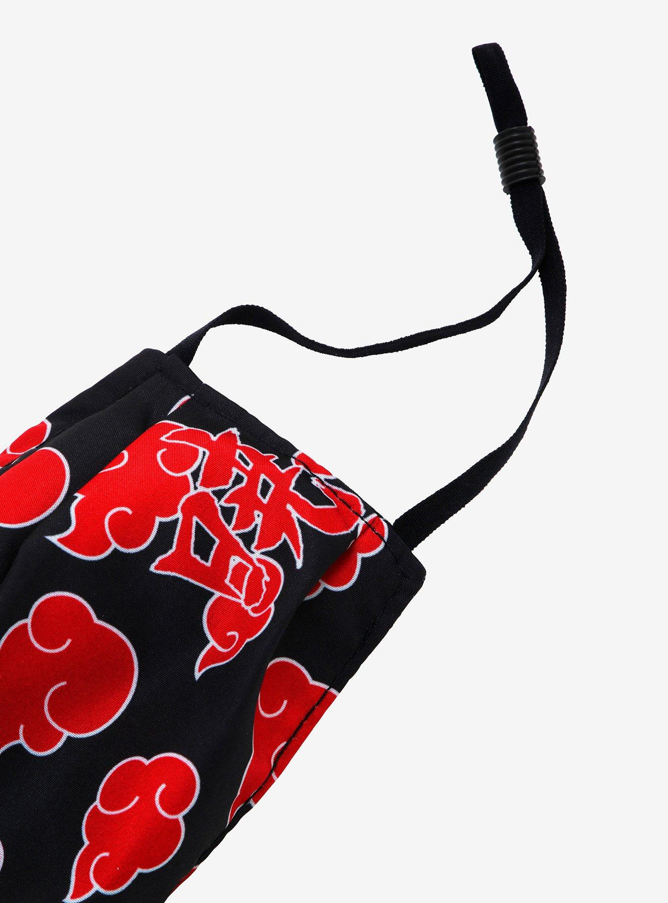 Naruto Shippuden Akatsuku Cloud Fashion Face Mask | Hot Topic