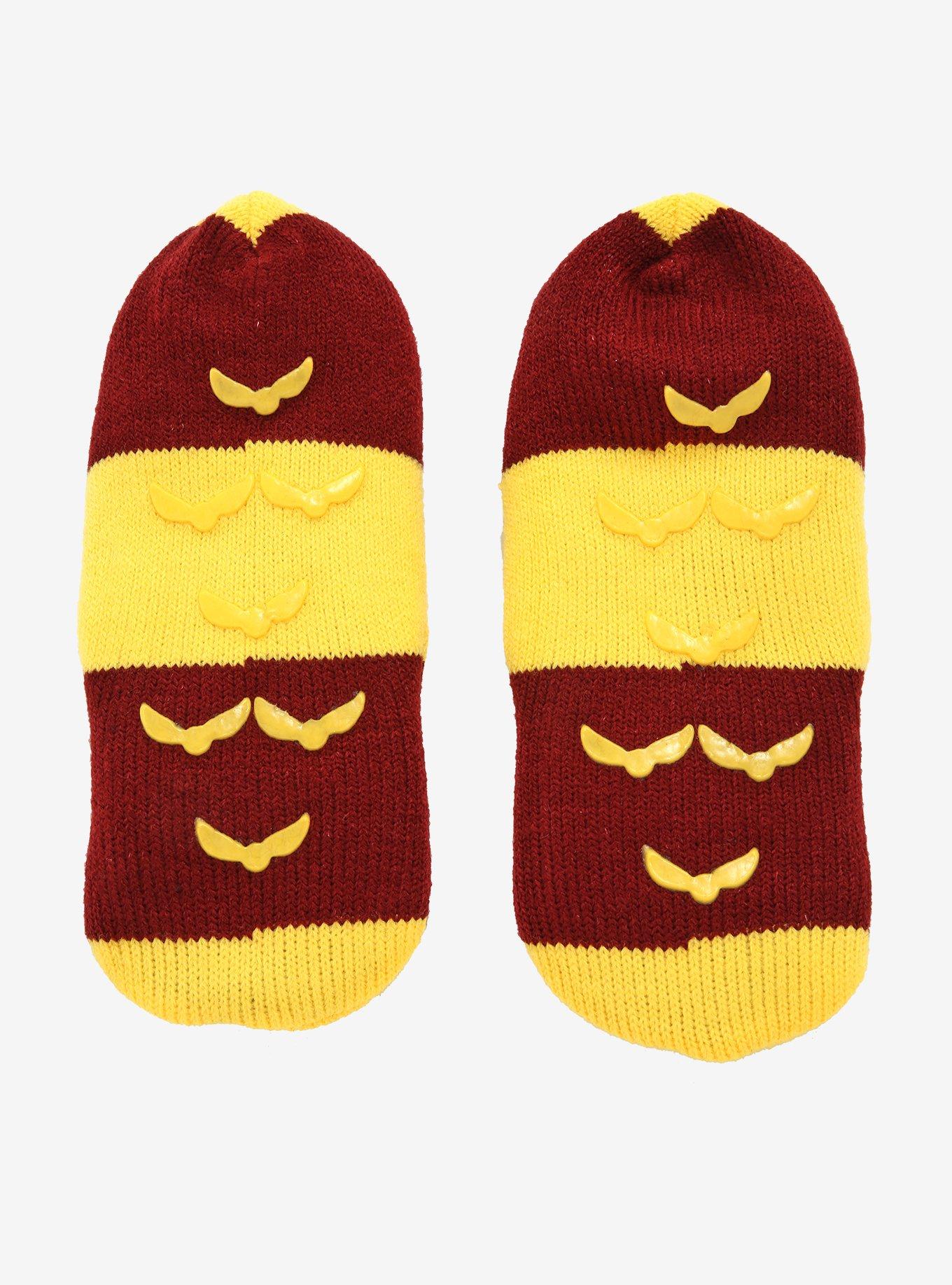 Harry Potter Gryffindor Striped Slipper Socks - BoxLunch Exclusive ...