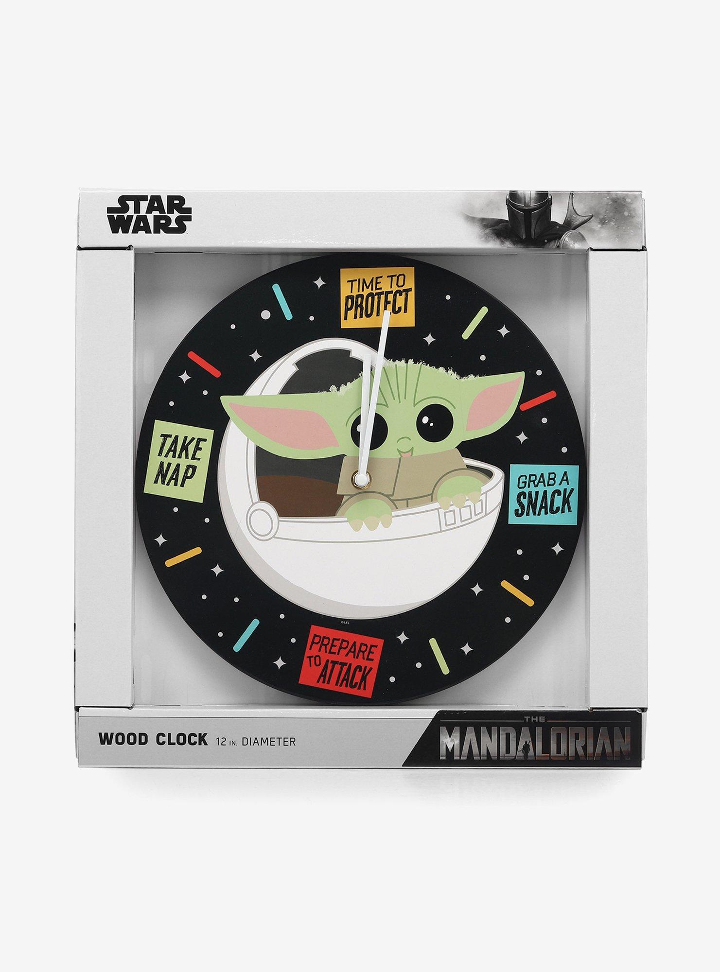 Star Wars The Mandalorian The Child Protect Snack Wall Clock | Hot Topic
