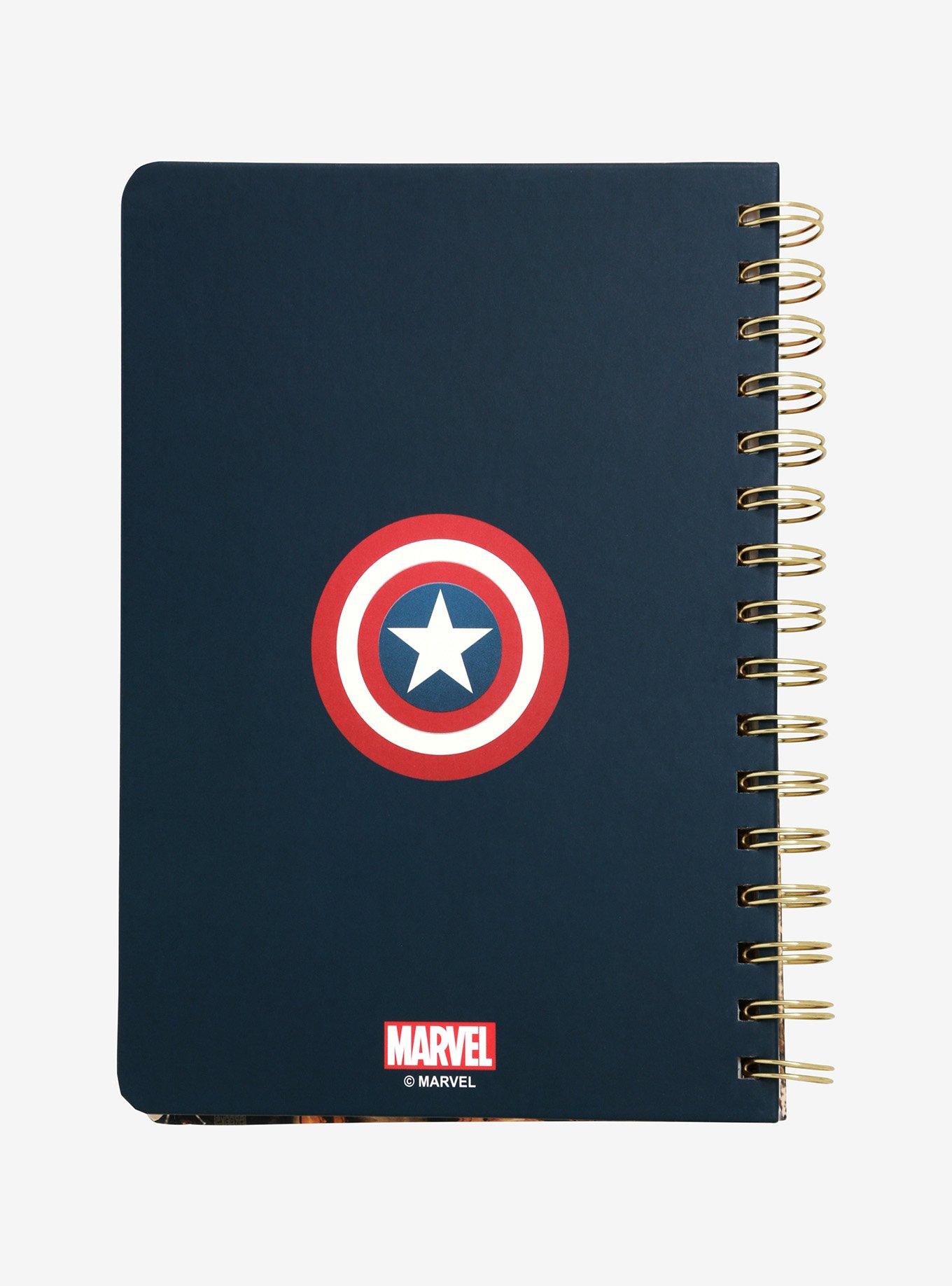 Marvel Captain America Comic Spiral Notebook | BoxLunch
