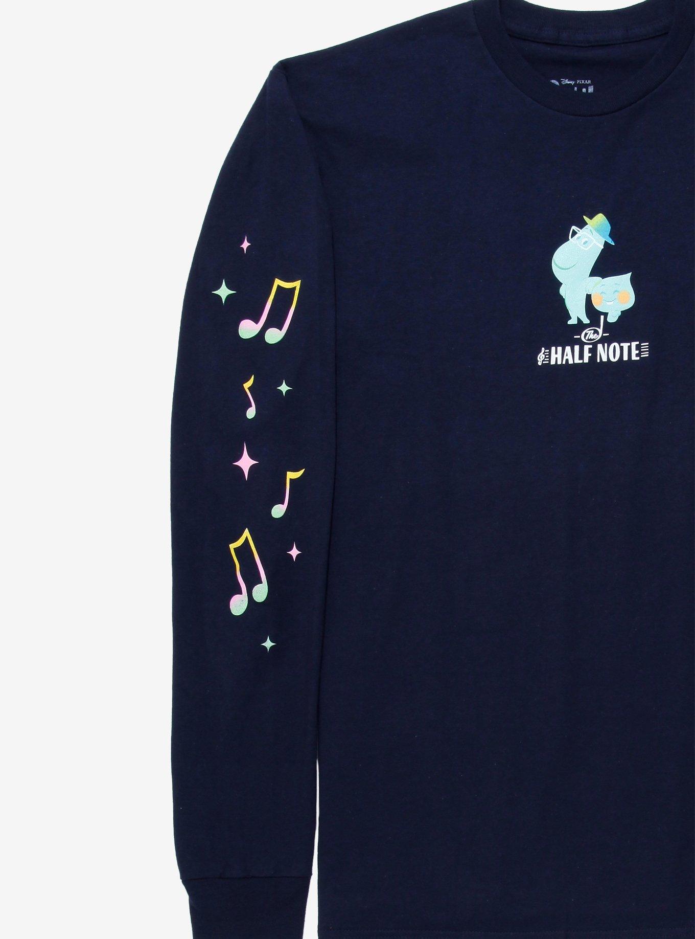 Disney Pixar Soul Half Note Jazz Club Women's Long Sleeve T-Shirt ...