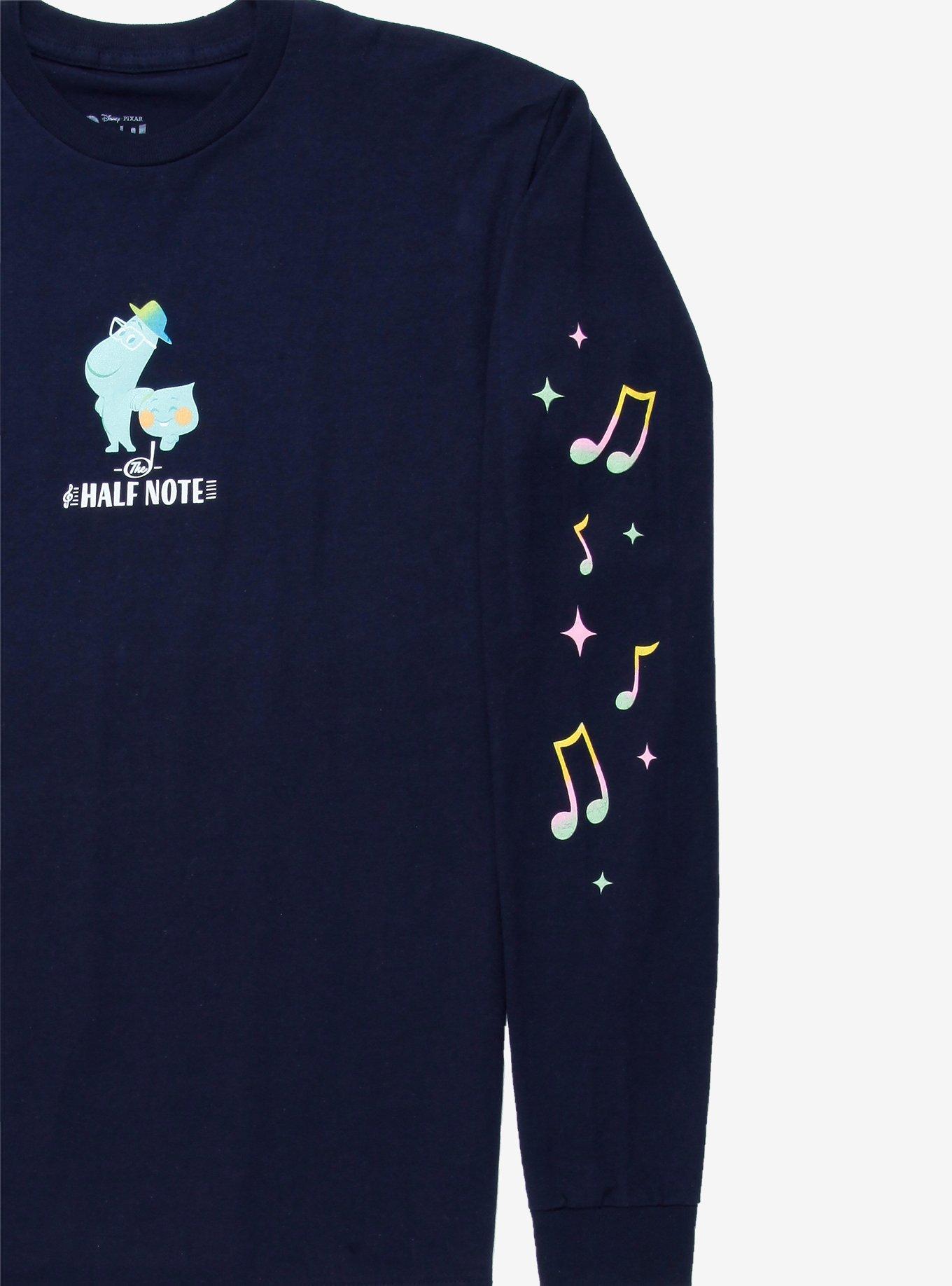 Disney Pixar Soul Half Note Jazz Club Women's Long Sleeve T-Shirt ...