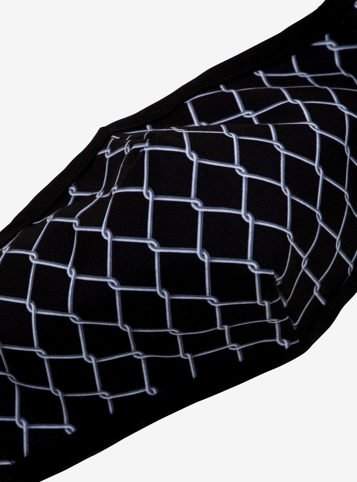 Chain Link Adjustable Fashion Face Mask With Filter Pocket | Hot Topic