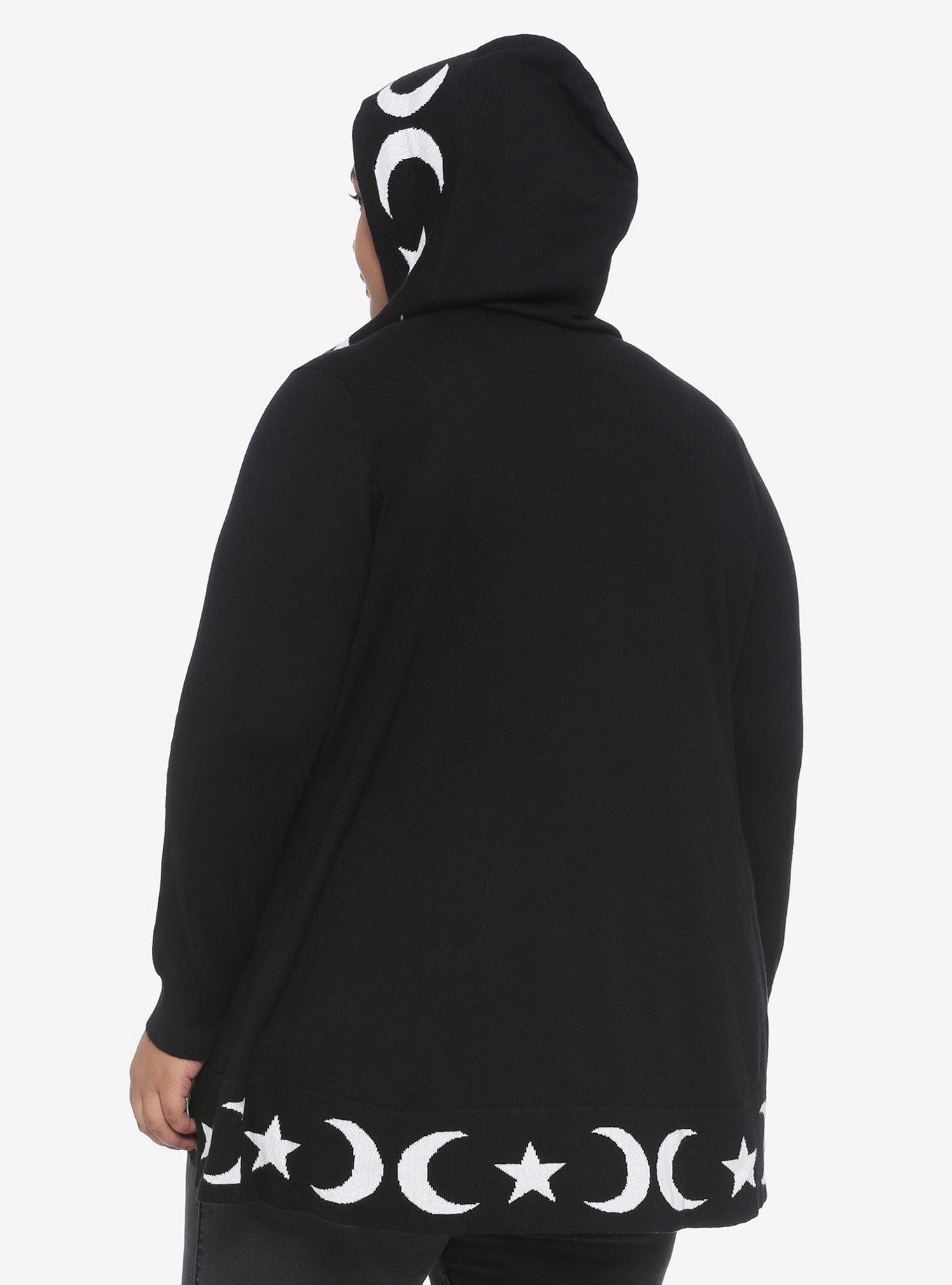 Moon Star Girls Hooded Flyaway Cardigan Plus Size | Hot Topic