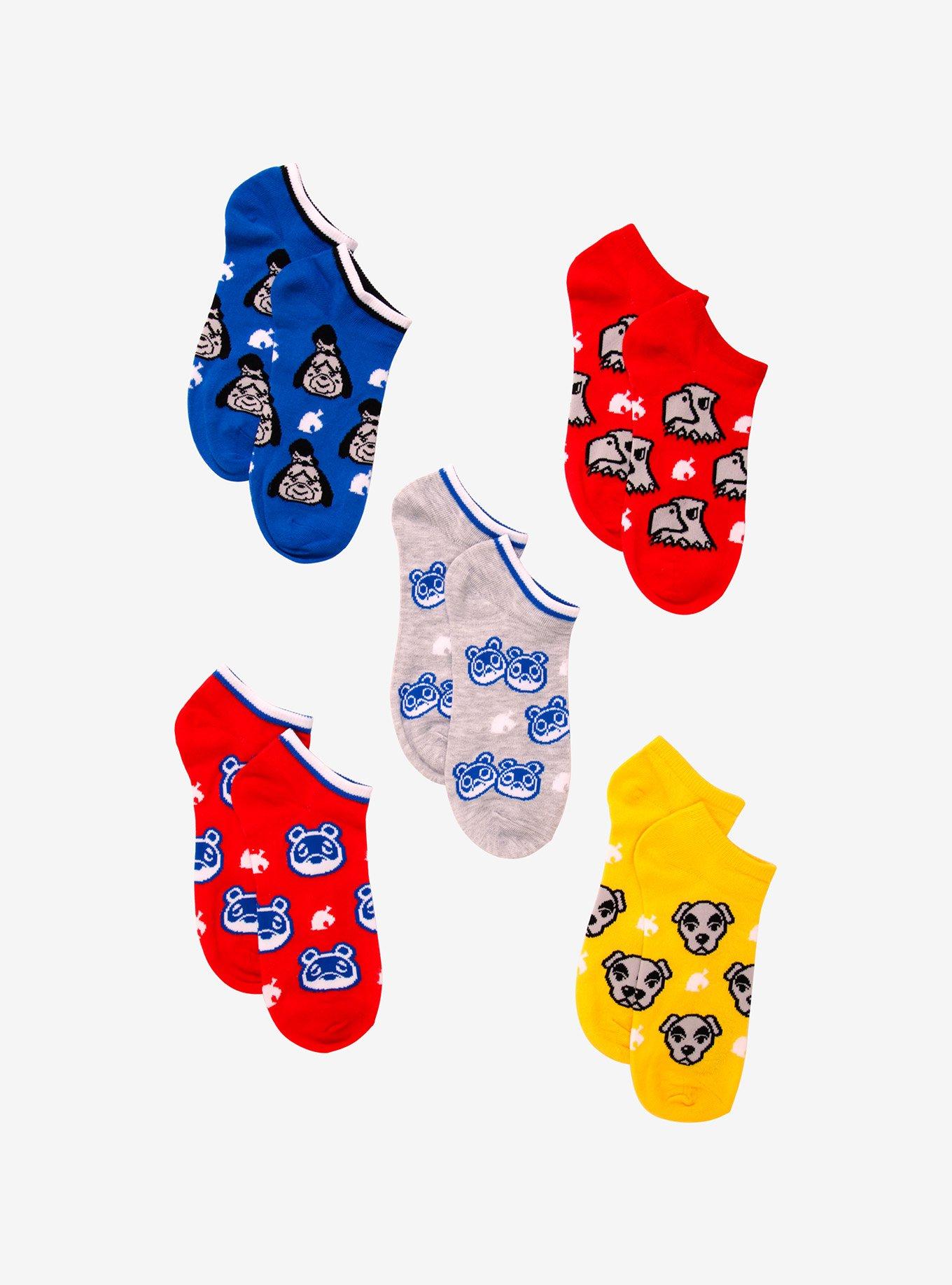Nintendo Animal Crossing Characters Ankle Sock Pack - BoxLunch ...