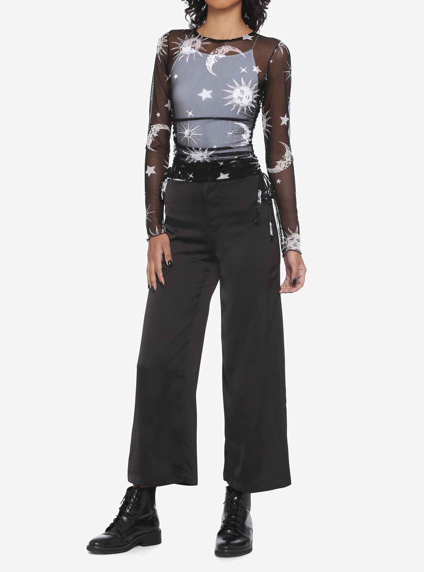 Celestial Mesh Girls Long-Sleeve Top | Hot Topic