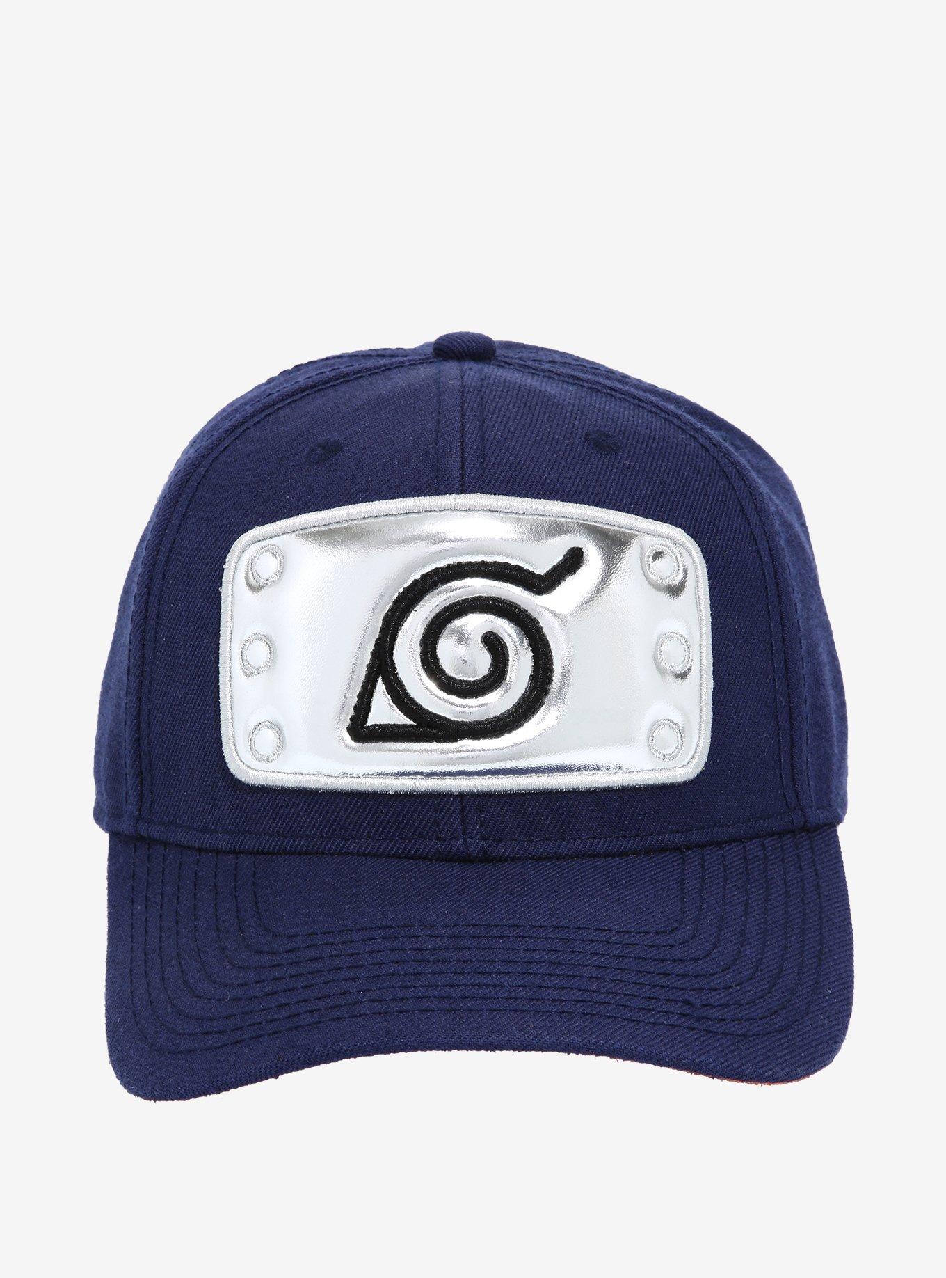 Naruto Shippuden Hidden Leaf Forehead Protector Snapback Hat | Hot Topic