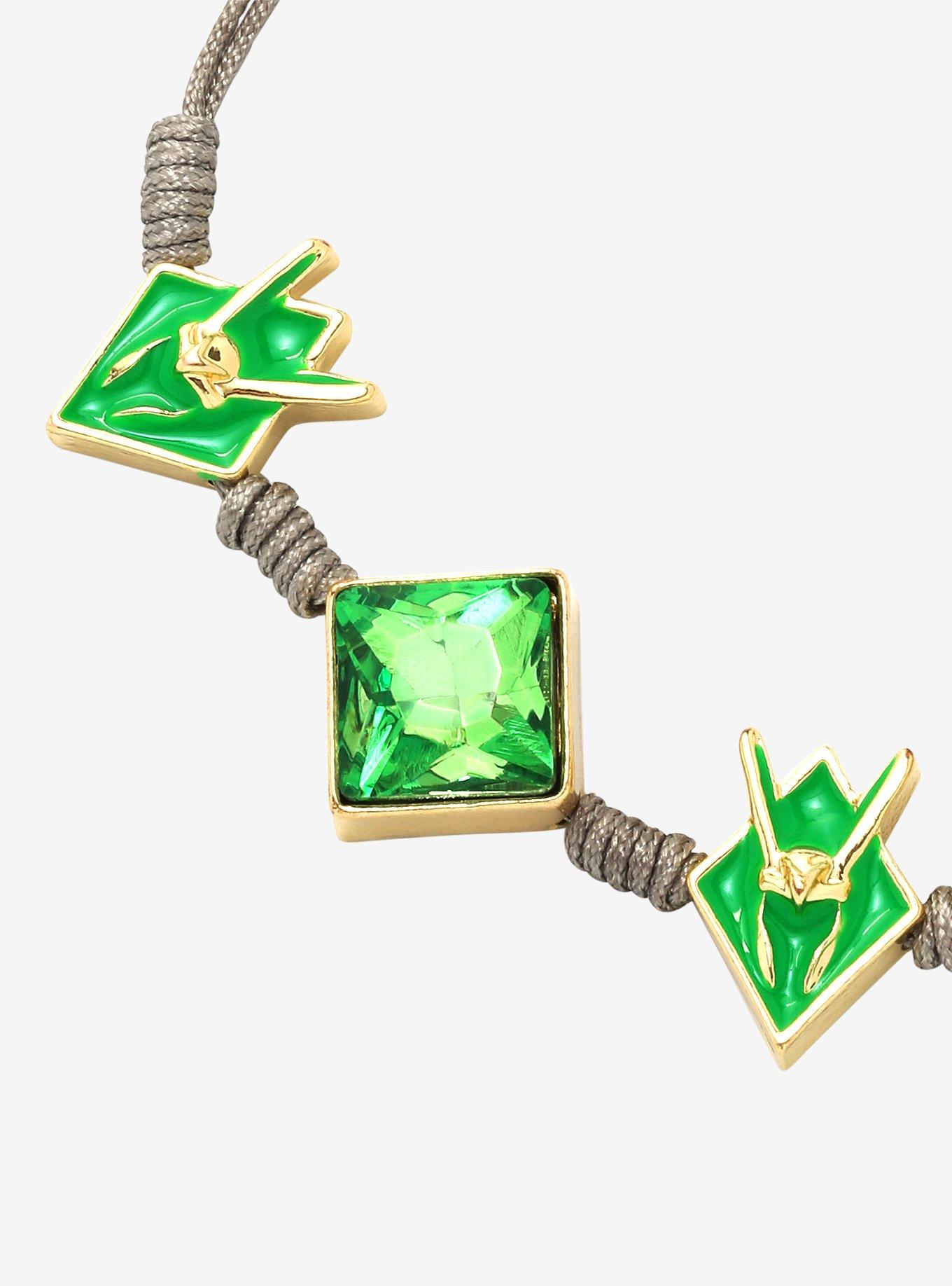 Marvel Loki Gem Cord Bracelet | Hot Topic