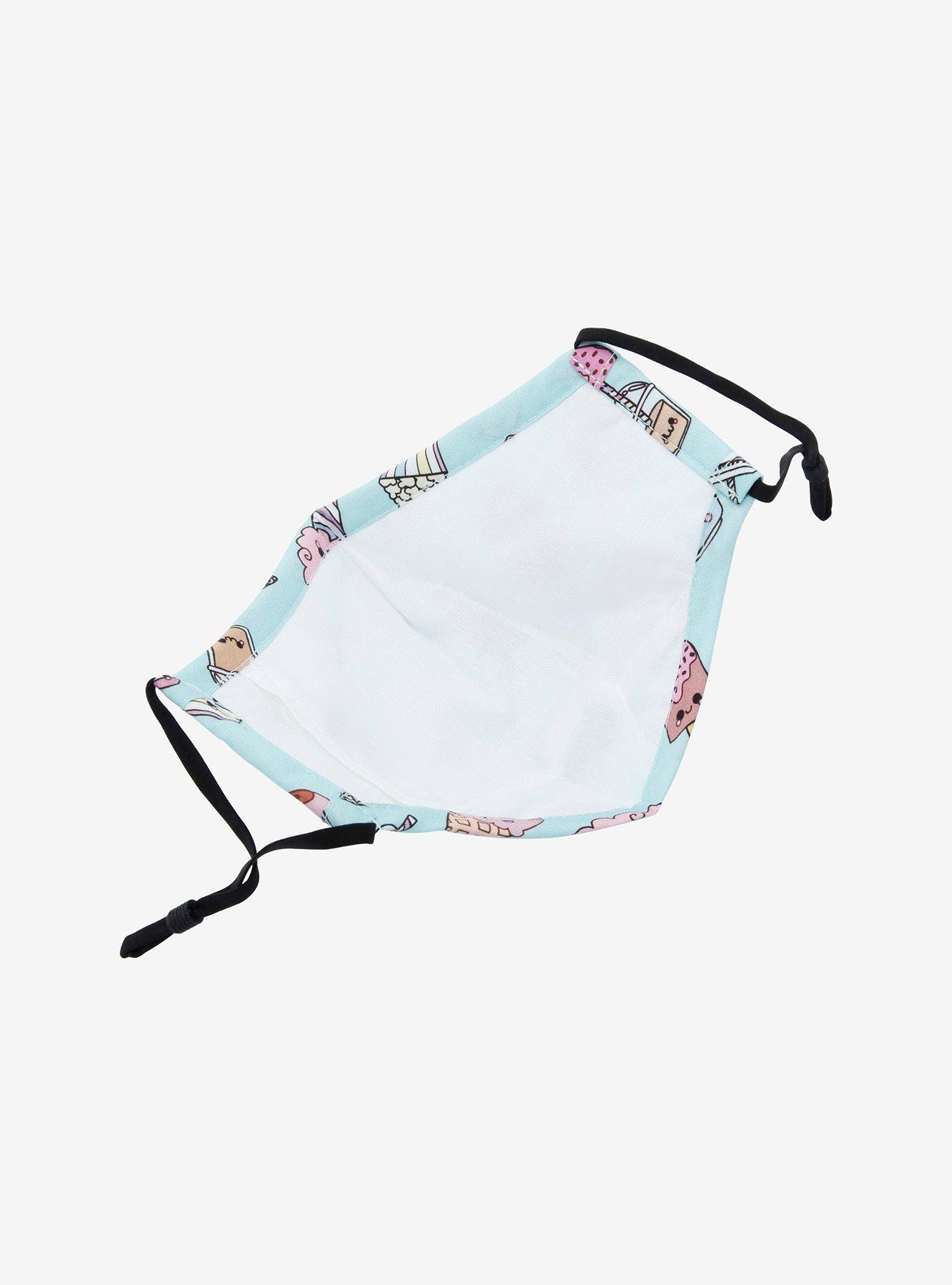 Cute Foods Adjustable Fashion Face Mask With Filter & Filter Pocket ...