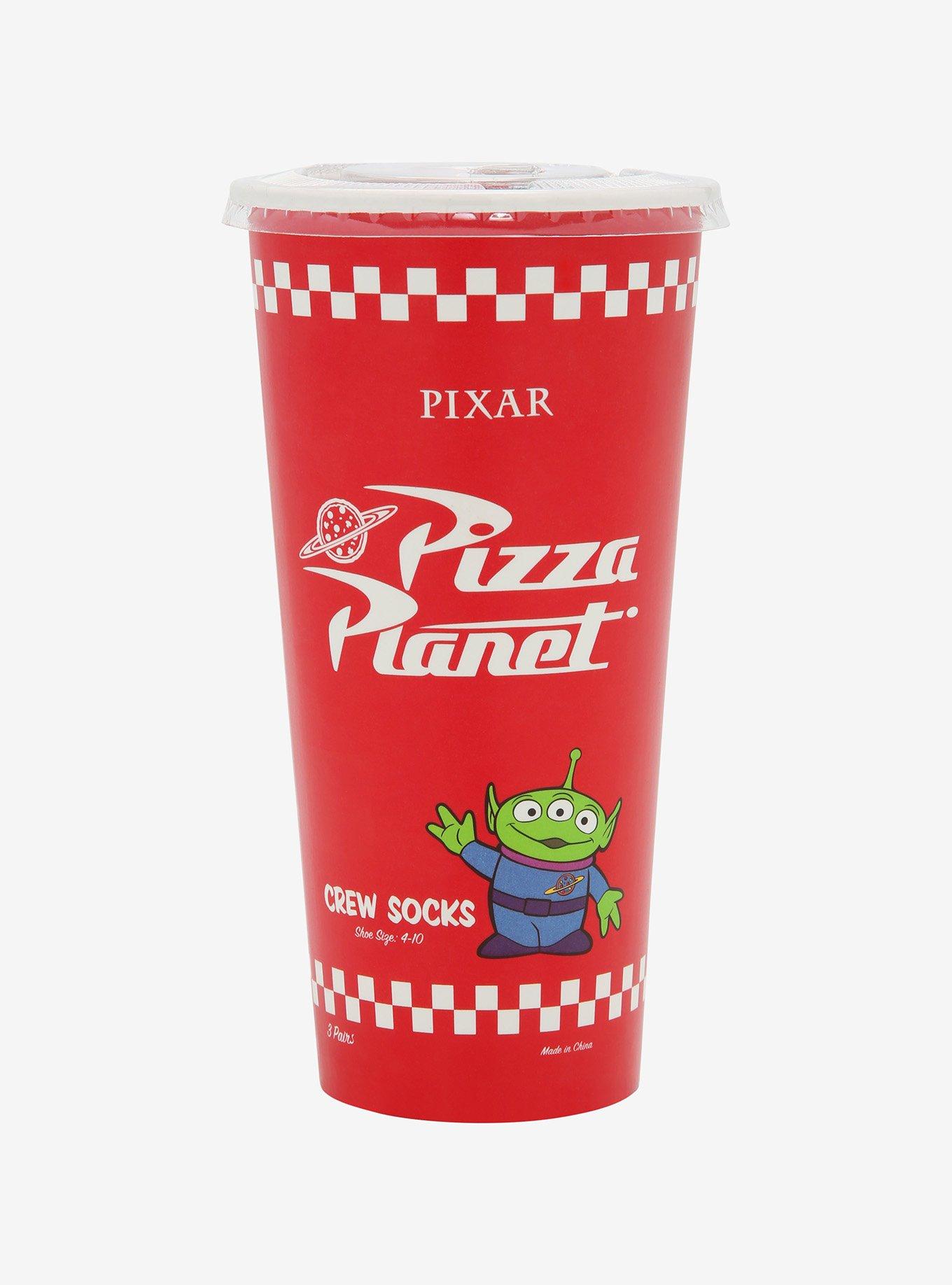 Disney Pixar Toy Story Pizza Planet Crew Socks 3 Pair | Hot Topic