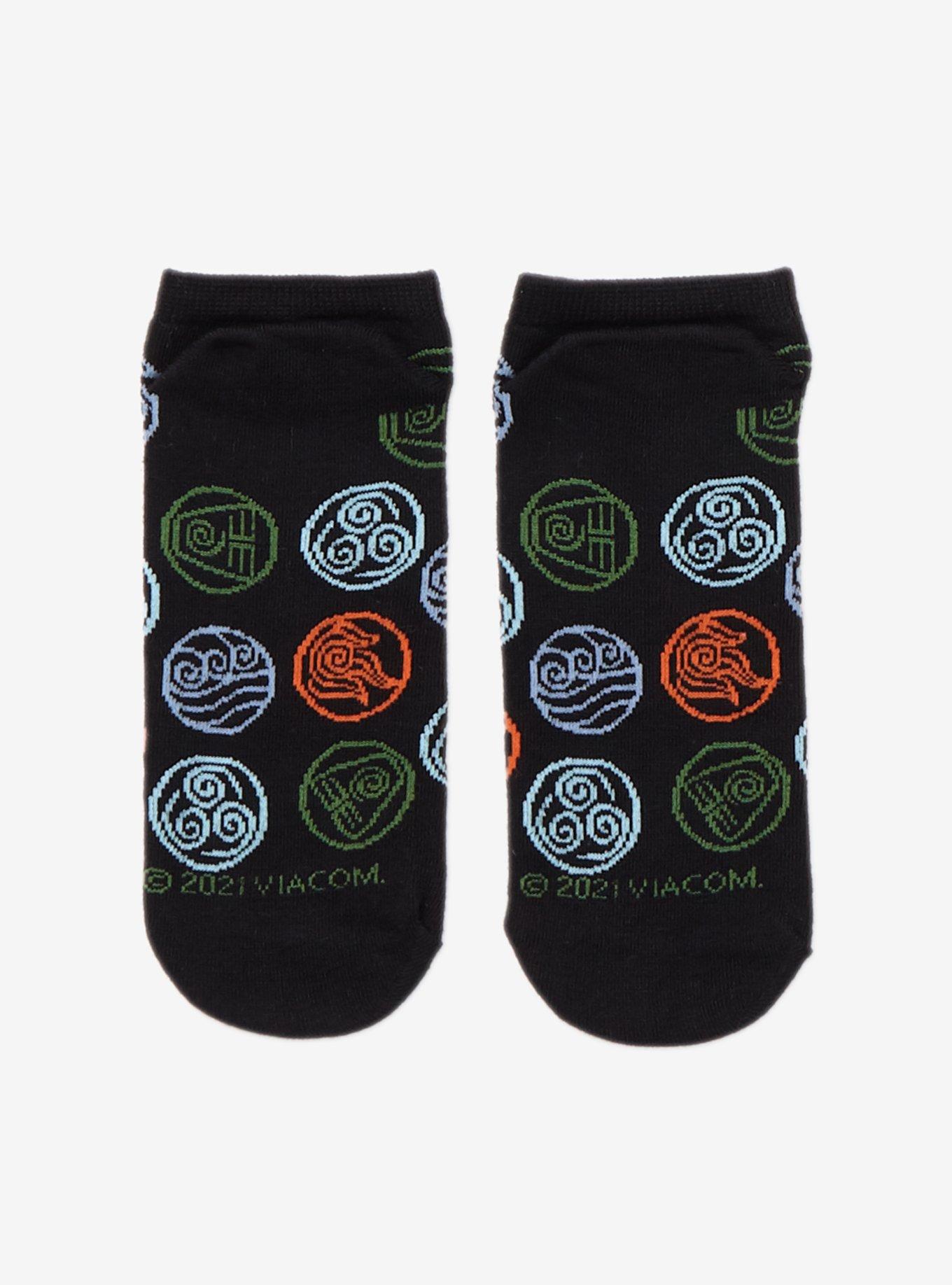 Avatar: The Last Airbender Four Nations No-Show Socks | Hot Topic