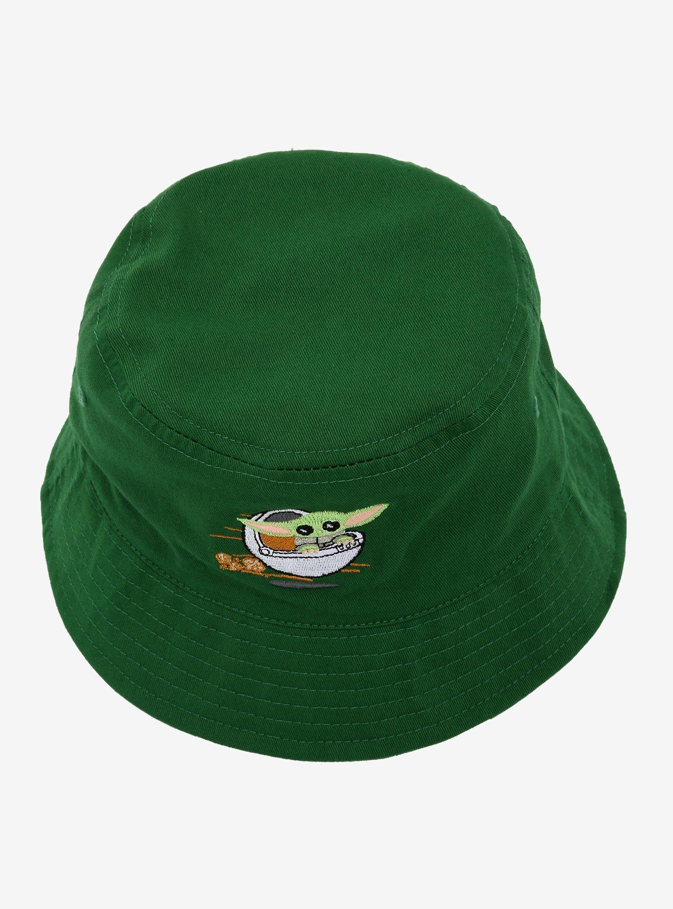 Star Wars The Mandalorian The Child Chibi Light Green Youth Bucket Hat ...