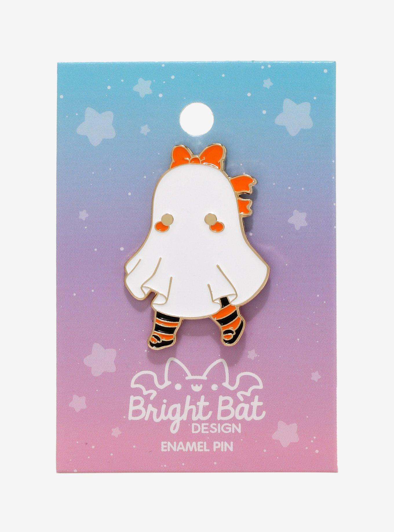 Bright Bat Ghost Girl Enamel Pin | Hot Topic