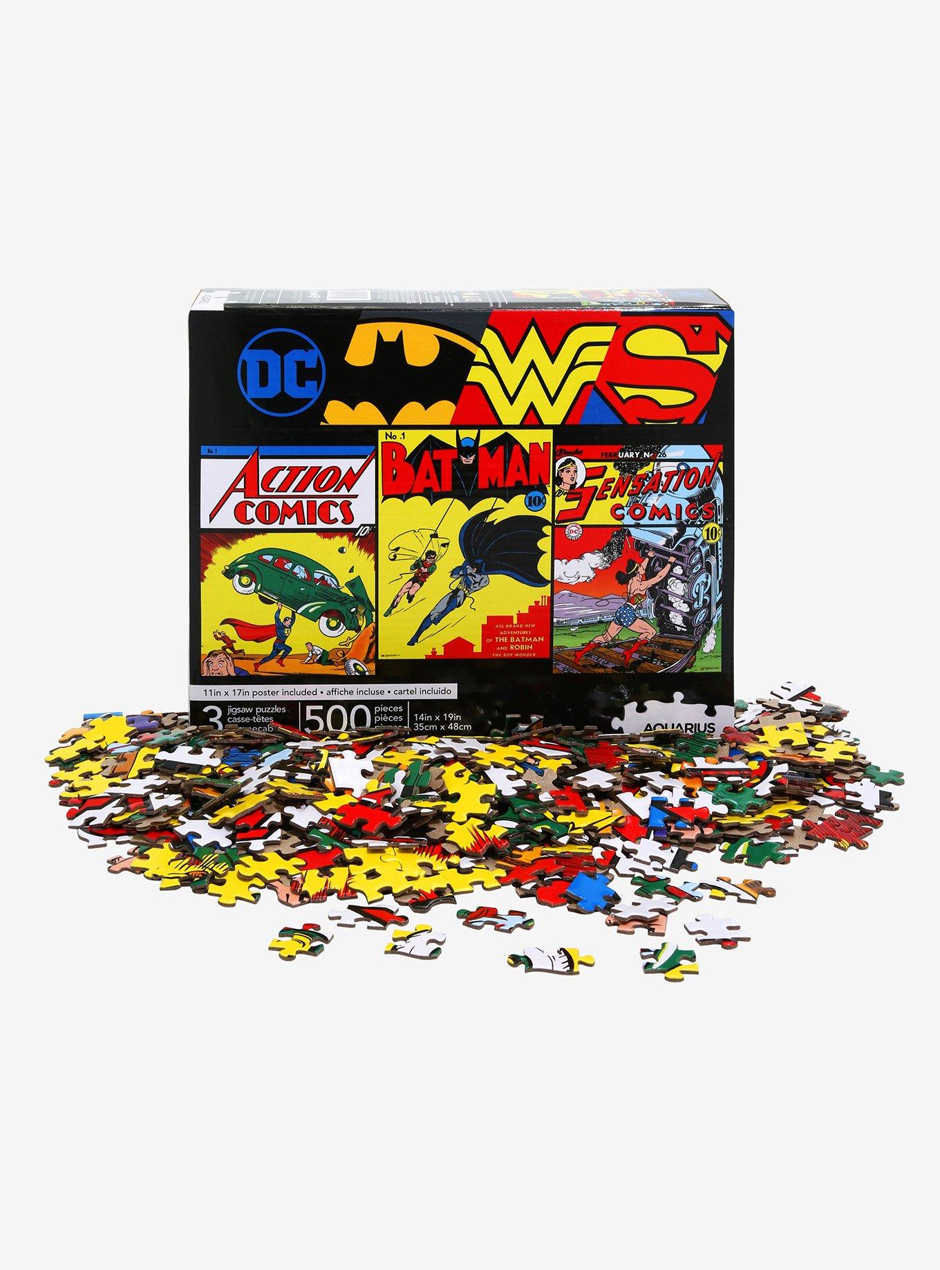 DC Comics Trio Superhero First Appearances Puzzle Set | BoxLunch