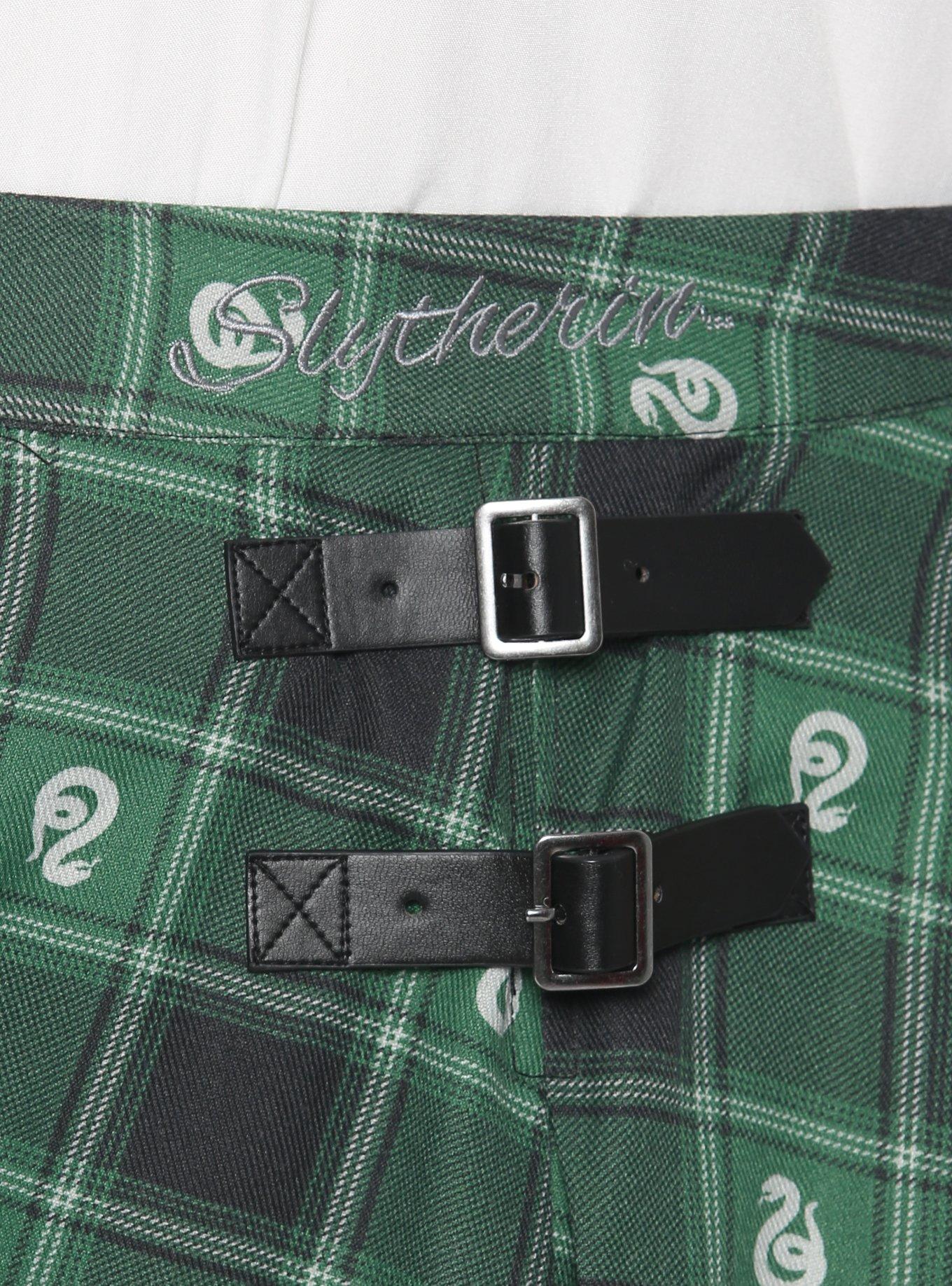 Harry Potter Slytherin Plaid Pleated Skirt Plus Size | Hot Topic
