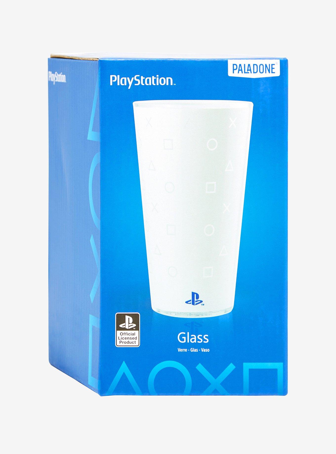Sony PlayStation Shapes Frosted Pint Glass | BoxLunch