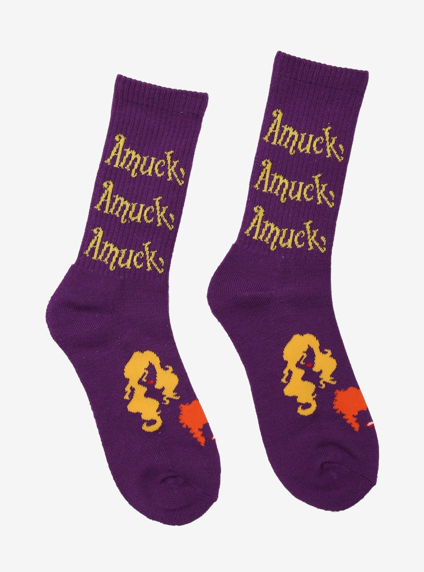Disney Hocus Pocus Amuck Crew Socks | Hot Topic
