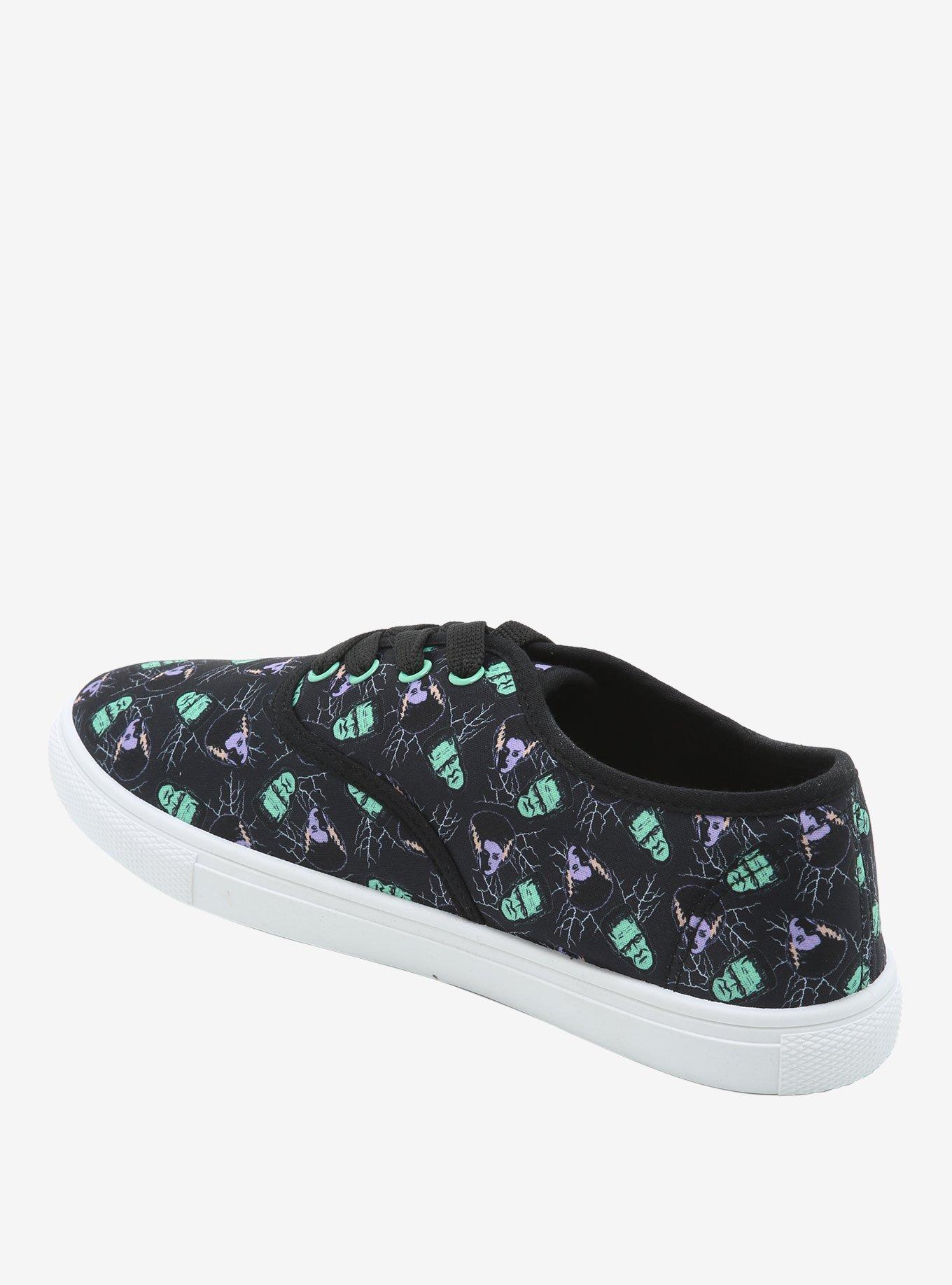 Universal Monsters Frankenstein Lace-Up Canvas Sneakers | Hot Topic