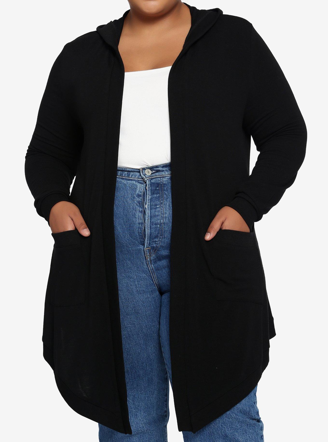 Moon Phase Girls Hooded Cardigan Plus Size | Hot Topic