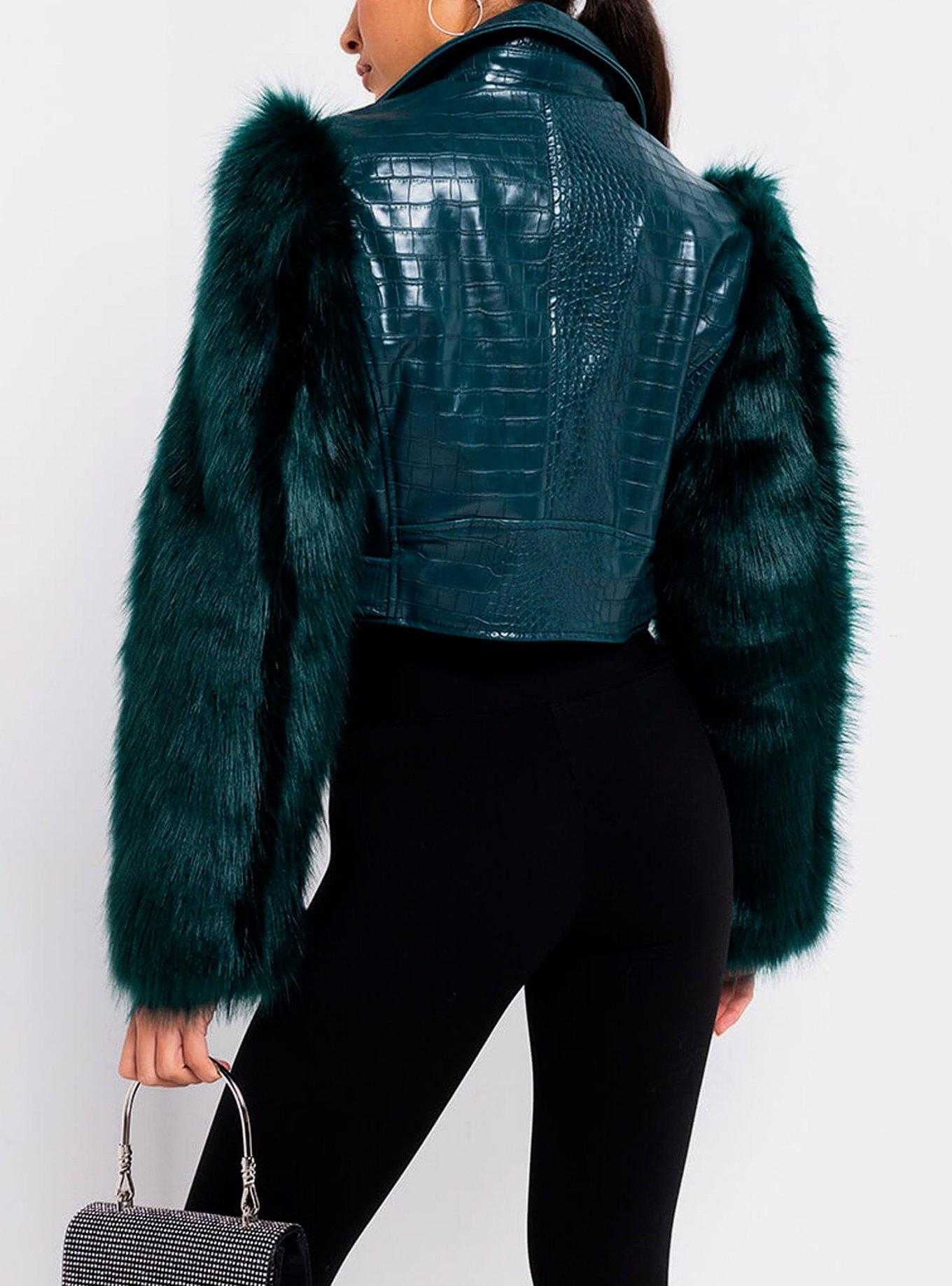 Azalea Wang Croc Around The Clock Jacket | Hot Topic