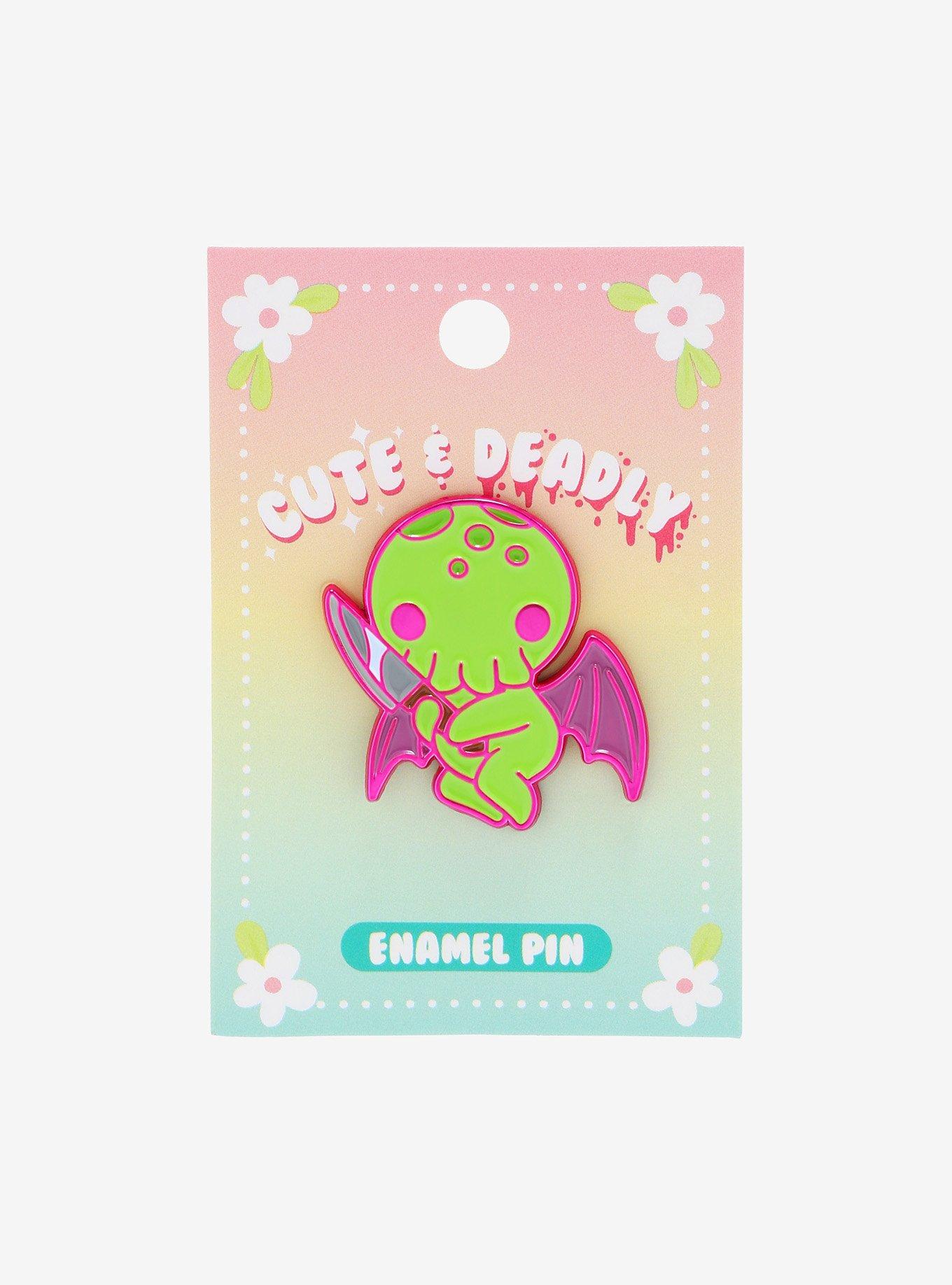Cute & Deadly Cthulhu Enamel Pin | Hot Topic