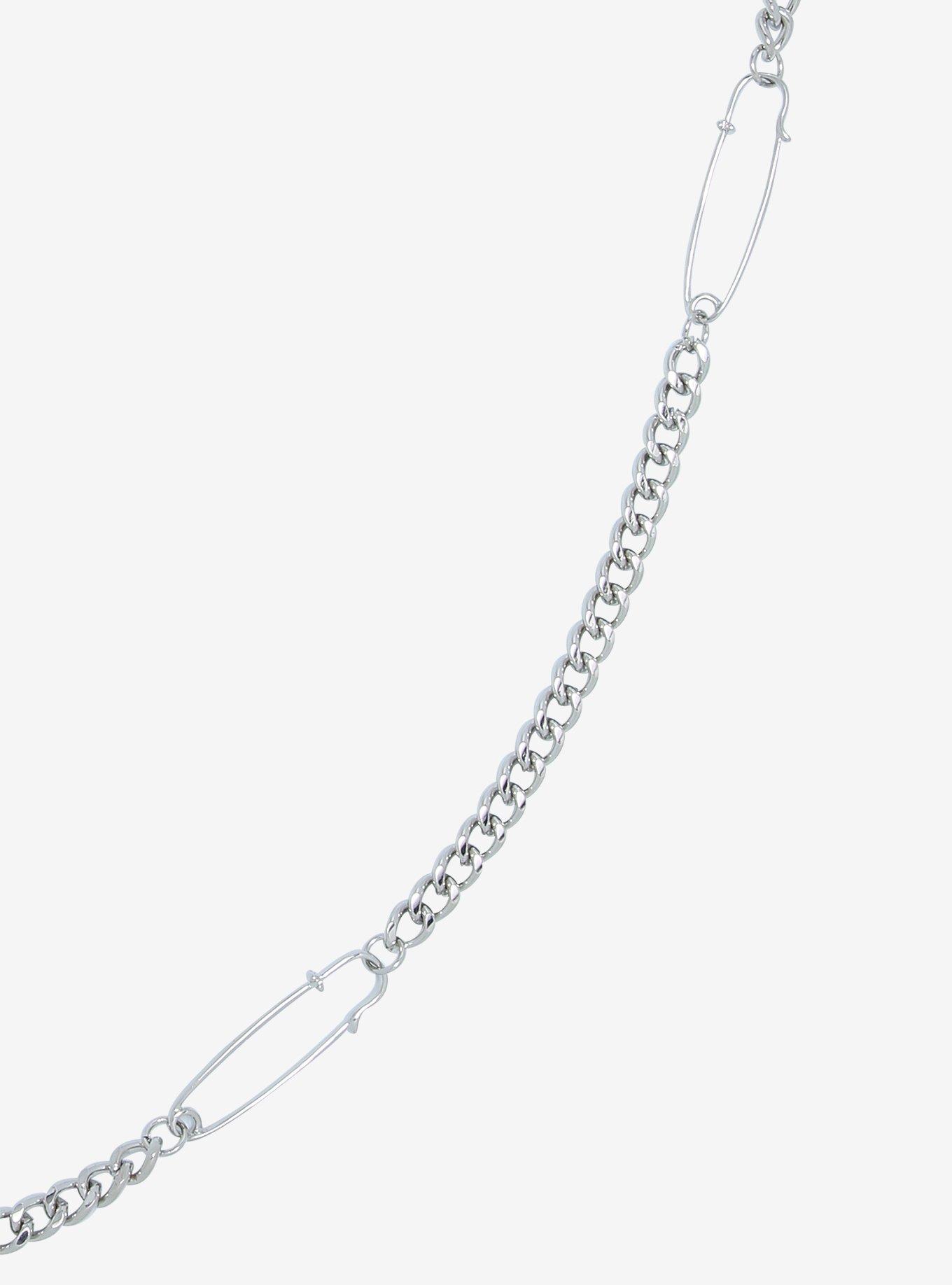 Safety Pin Chain Belt | Hot Topic