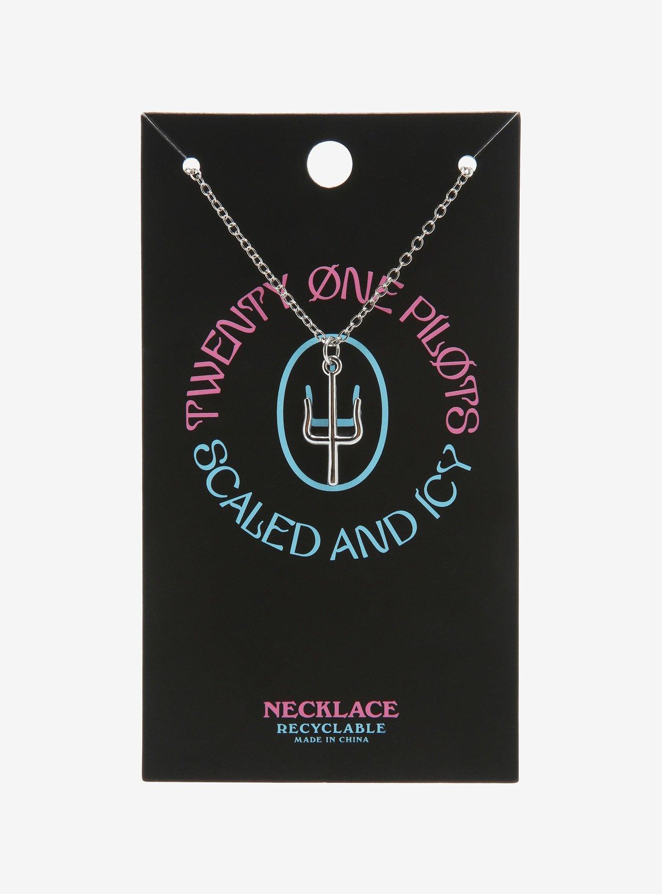 Twenty One Pilots Scaled And Icy Charm Necklace | Hot Topic