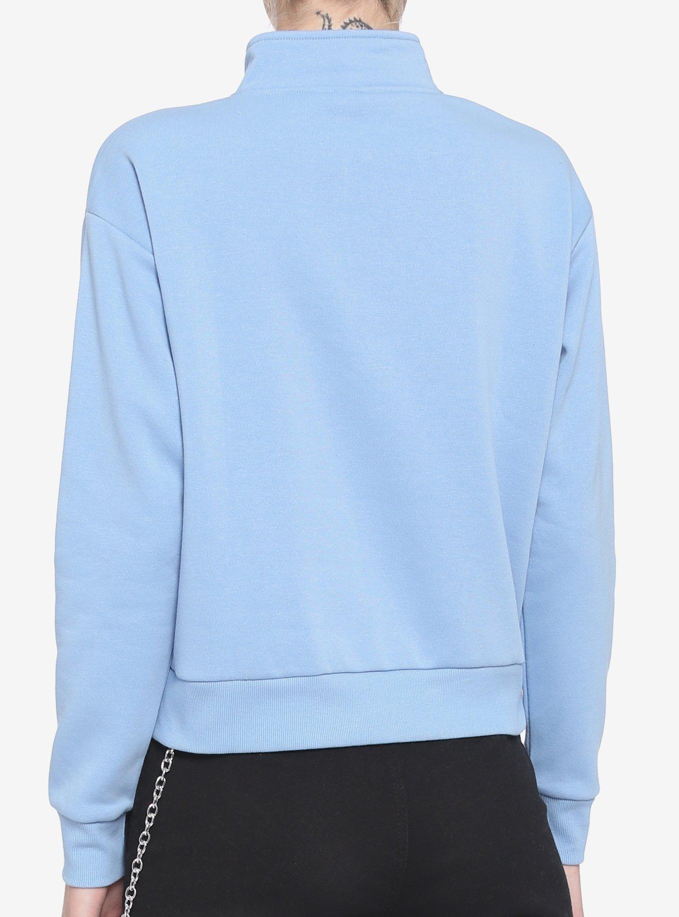 Disney Holiday Hanukkah Half-Zip Girls Crop Pullover | Hot Topic