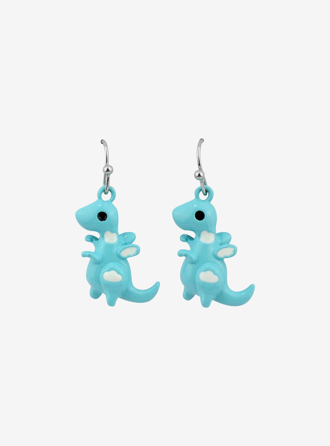 Dinosaur Cloud Drop Earrings | Hot Topic