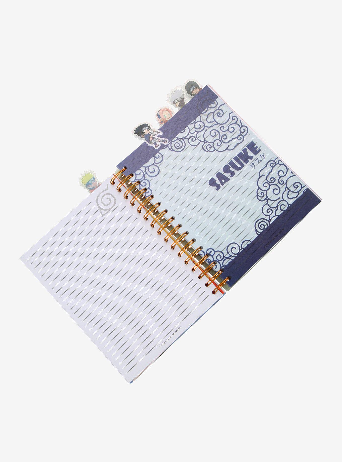 Naruto Shippuden Group Tabbed Journal | Hot Topic