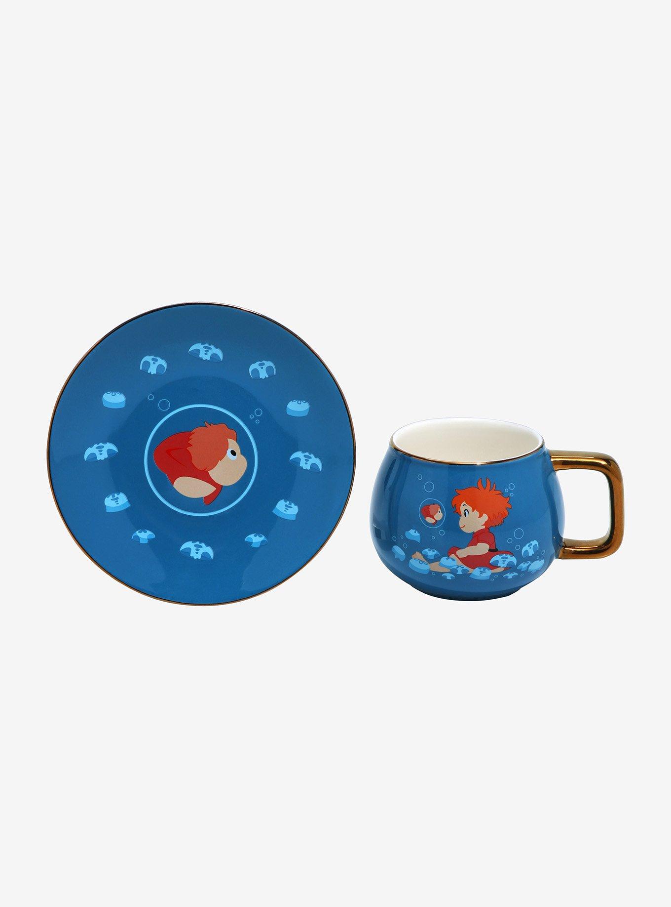 Studio Ghibli Ponyo Underwater Tea Cup & Saucer Set | BoxLunch
