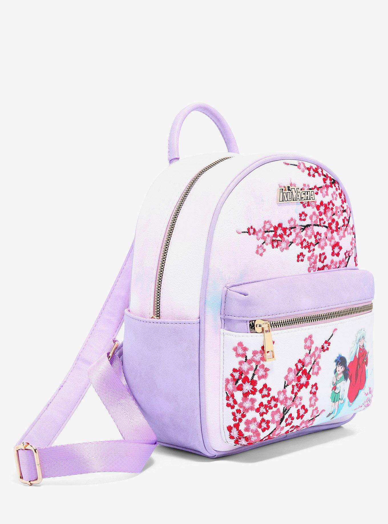 InuYasha Kagome & InuYasha Cherry Blossoms Mini Backpack - BoxLunch ...