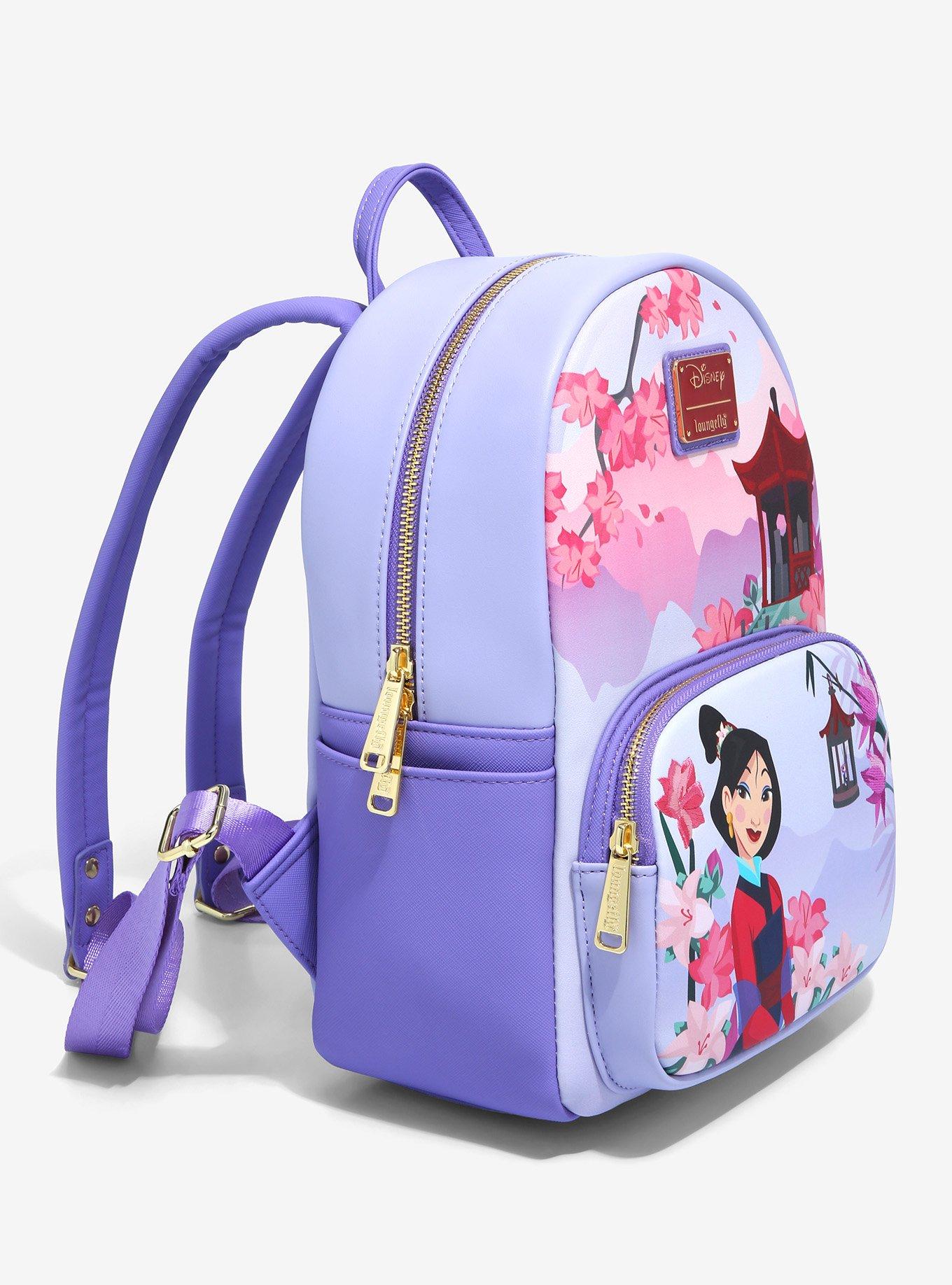 Loungefly Disney Mulan Magnolia Flowers Mini Backpack - BoxLunch ...