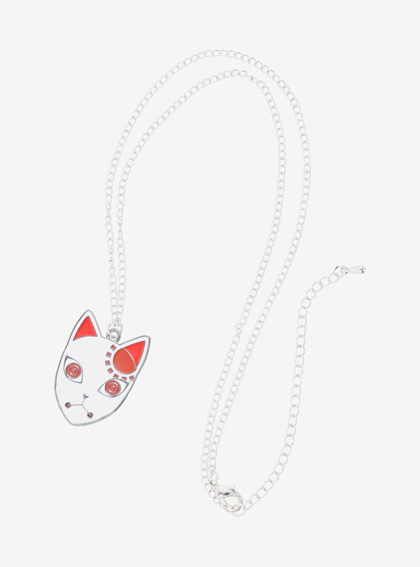 Demon Slayer: Kimetsu No Yaiba Fox Warding Mask Necklace | Hot Topic