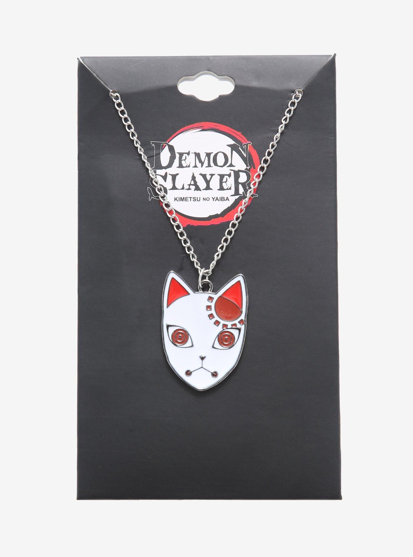 Demon Slayer: Kimetsu No Yaiba Fox Warding Mask Necklace | Hot Topic