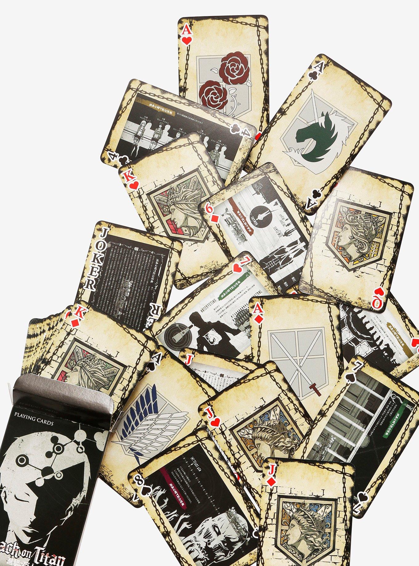 Attack on Titan Armed Forces of Eldia Playing Cards | BoxLunch