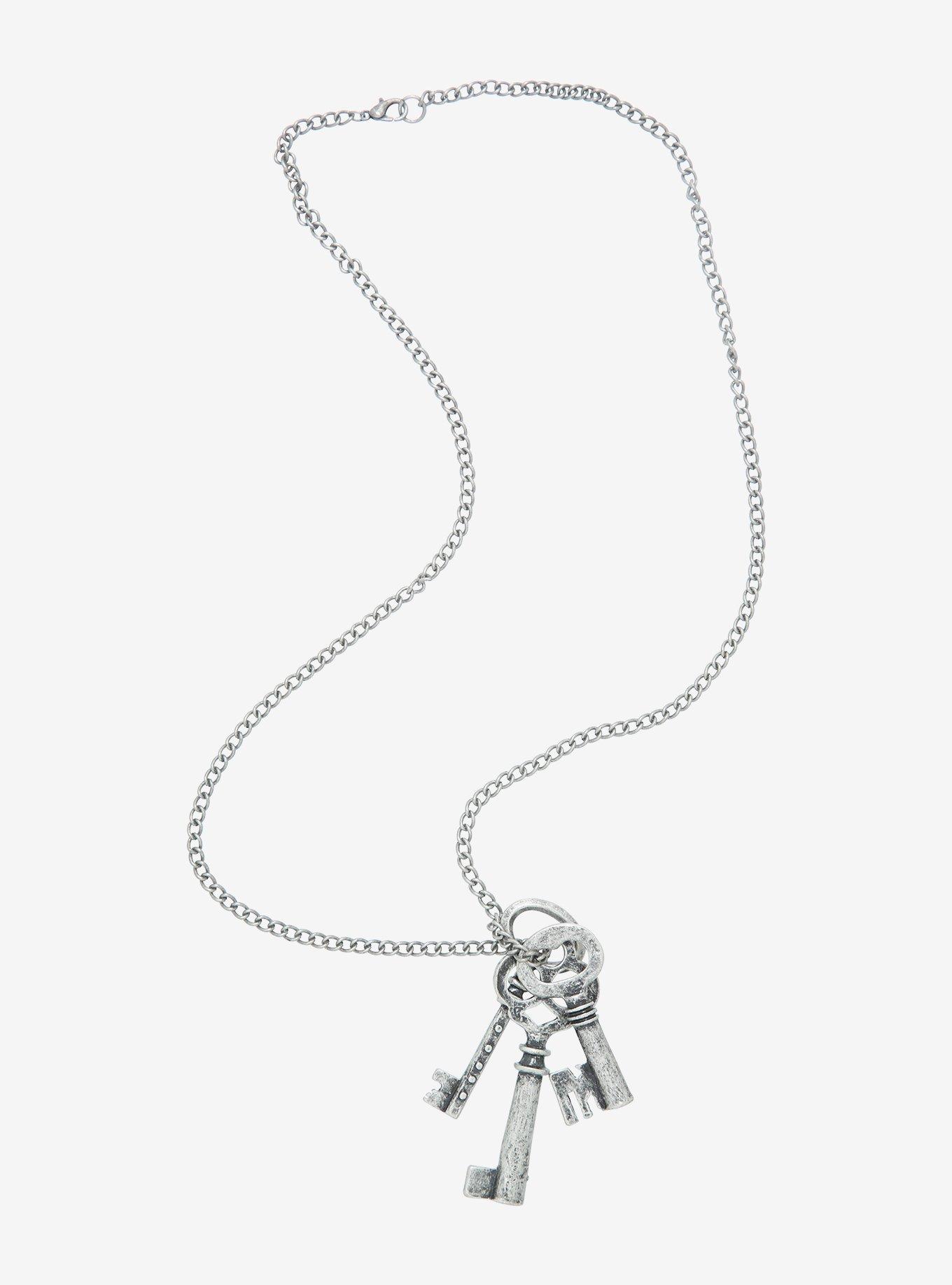 Silver Keys Necklace | Hot Topic
